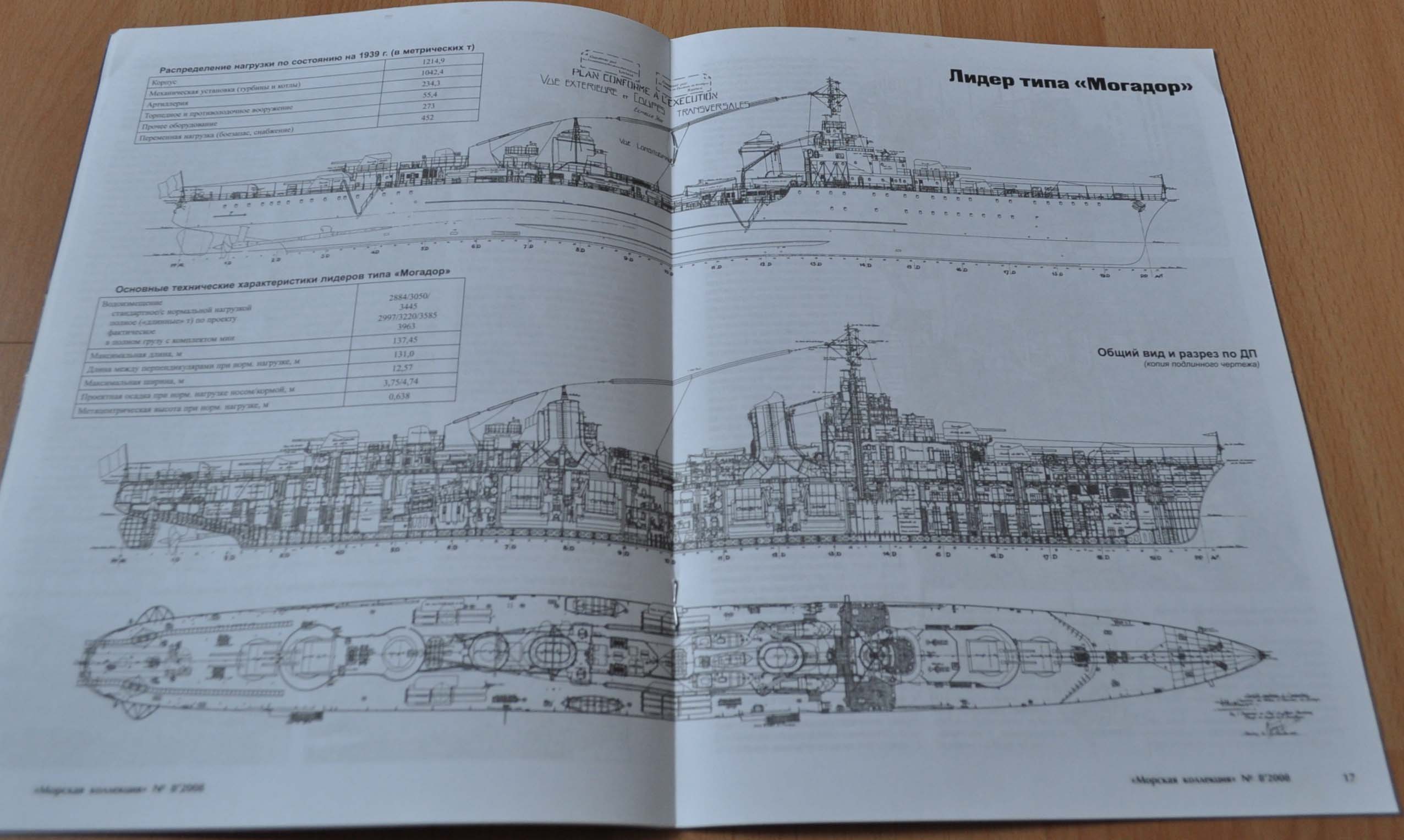 Marine Collection 8/08 Mogador Class Super – Destrouter Navy Fleet Book ...