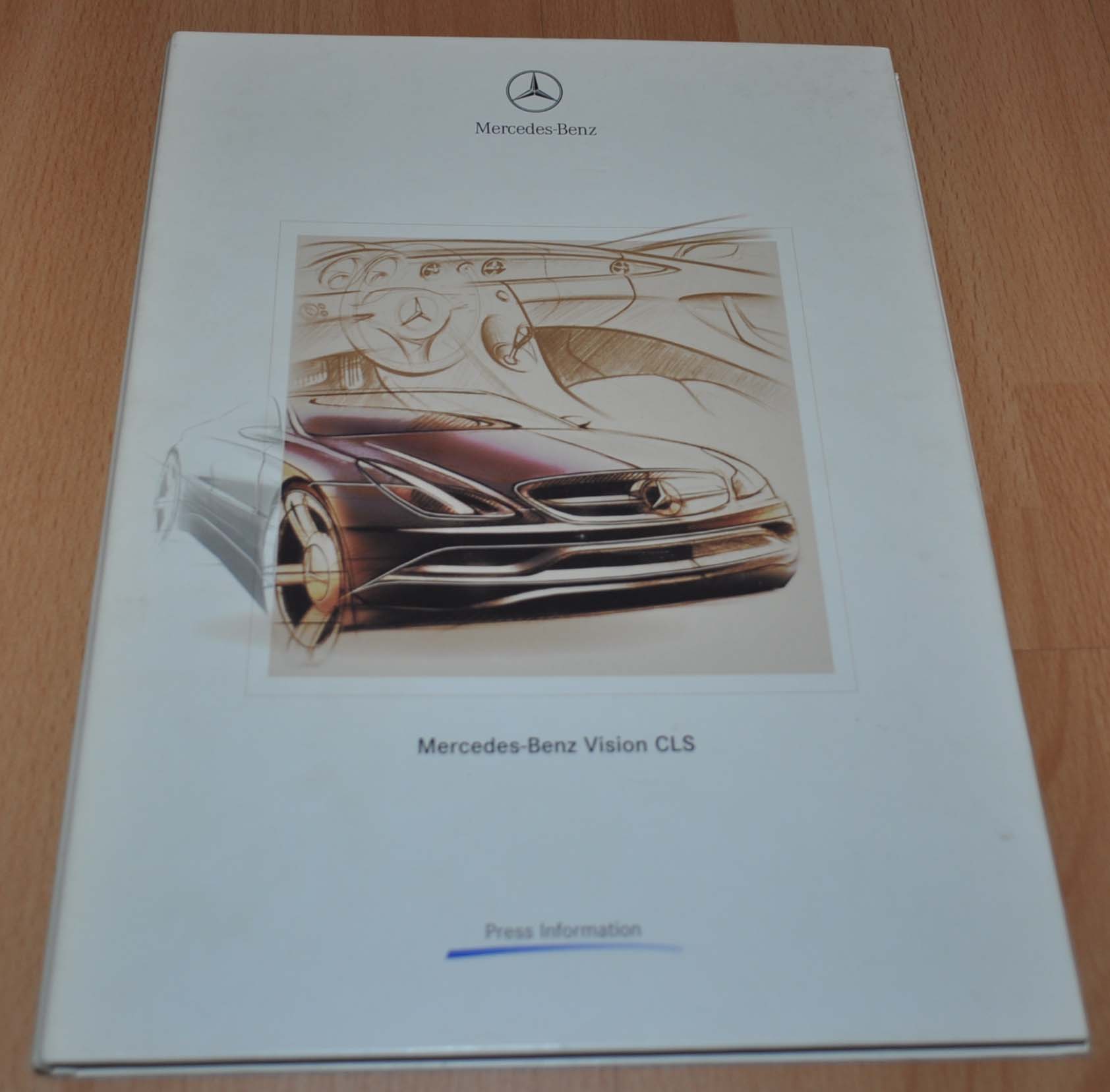 Mercedes Benz 2003 Vision CLS Concept Press Kit Factory Photo Brochure ...