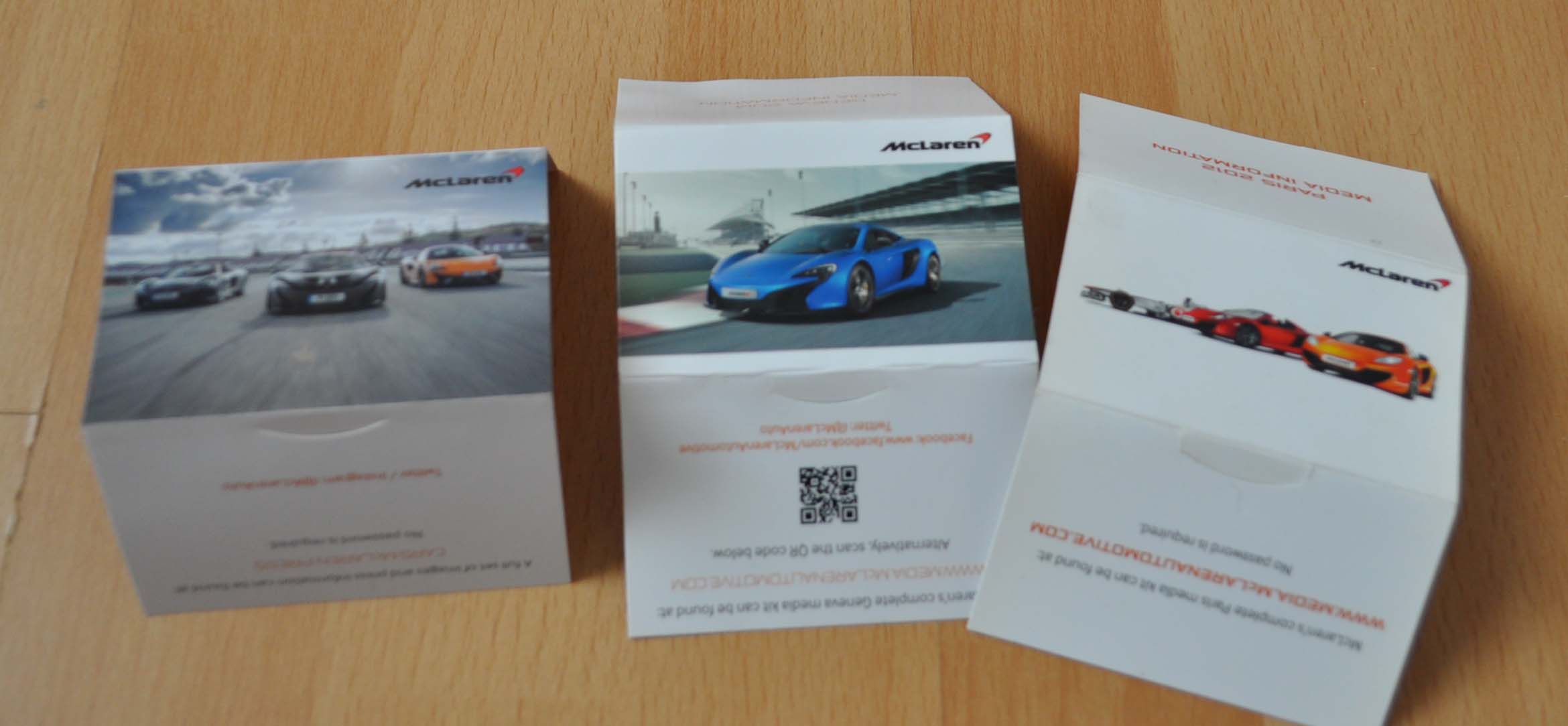 McLaren Cars Scan QR Code Press Kit Photo No Brochure Prospekt – AUTO ...