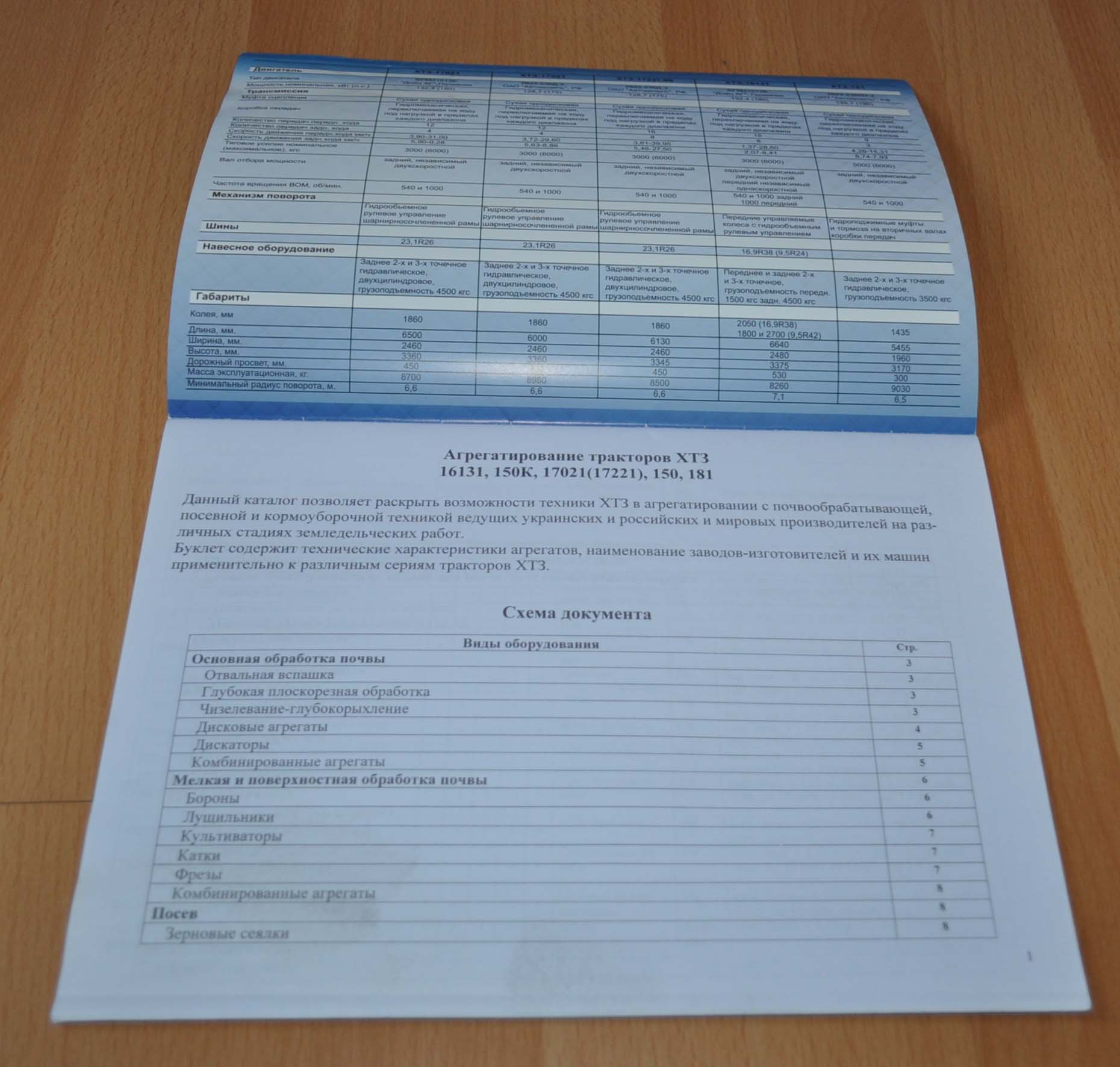 HTZ 150 Catalog by aggregation Model Range Tractor Brochure Prospekt ...