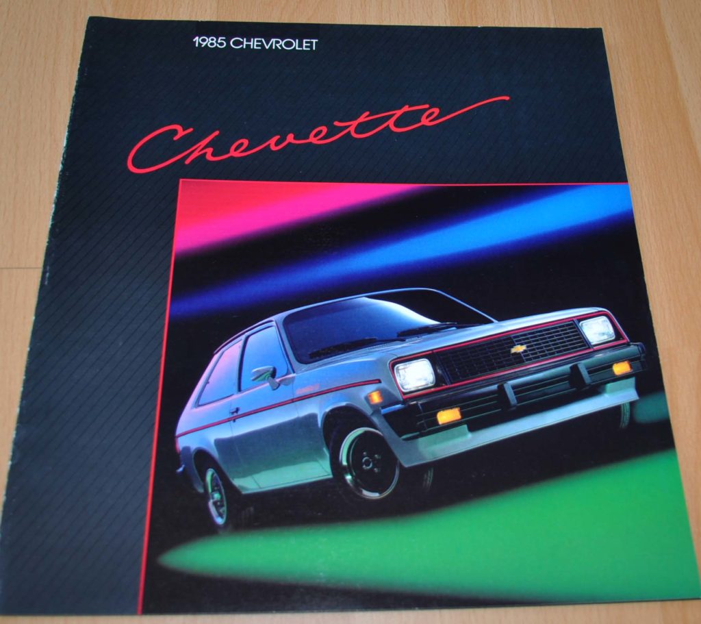1985 Chevrolet Chevy Chevette Catalog Brochure Prospekt – AUTO BROCHURE