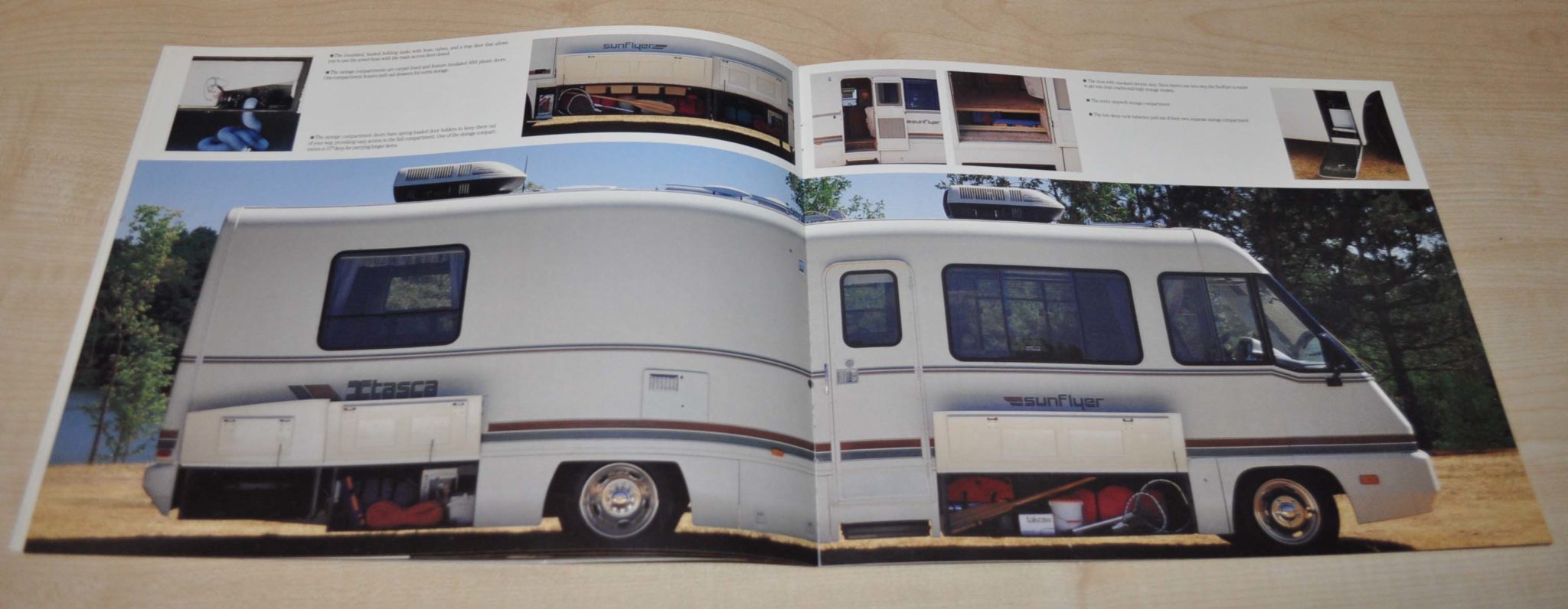 1989 Itasca Sunflyer Motorhome RV Brochure Prospekt – AUTO BROCHURE