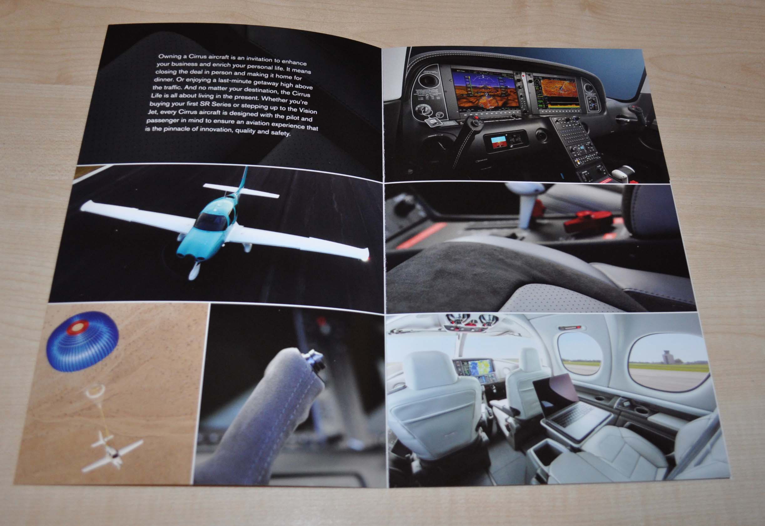 Cirrus Aircraft SR20 SR22 Vision Jet Brochure Prospekt – AUTO BROCHURE
