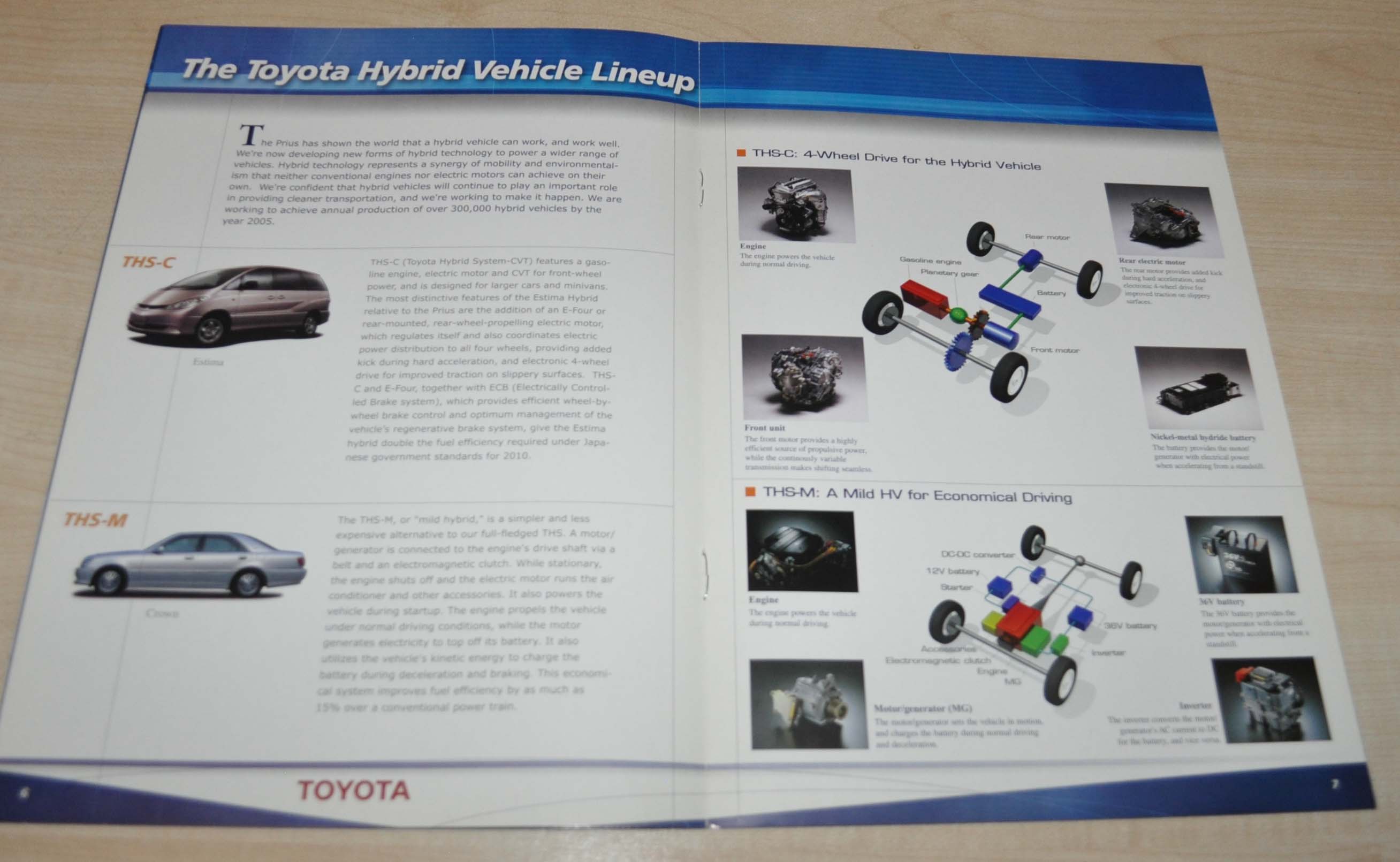 Toyota Hybrid Technology Cars Truck Bus Brochure Prospekt – AUTO BROCHURE