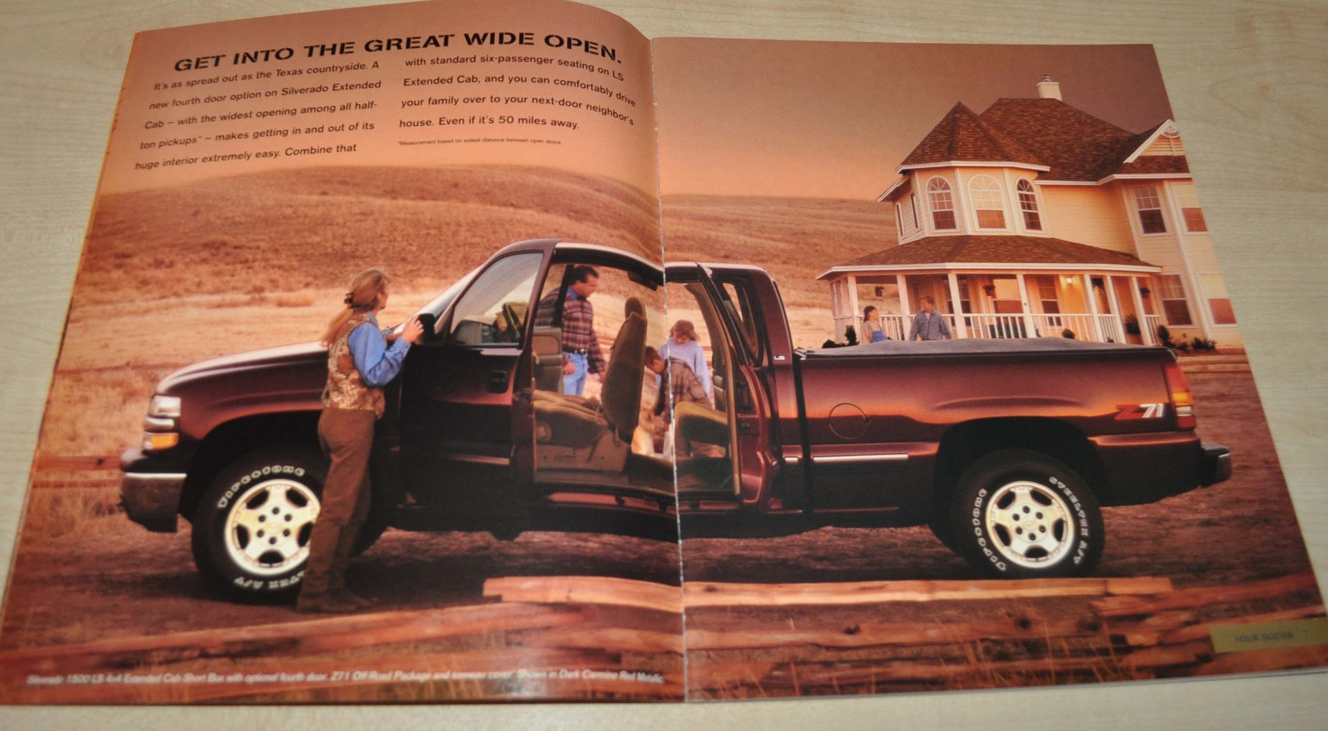 2000 Chevrolet Chevy Silverado Sales Catalog Brochure Prospekt – AUTO ...