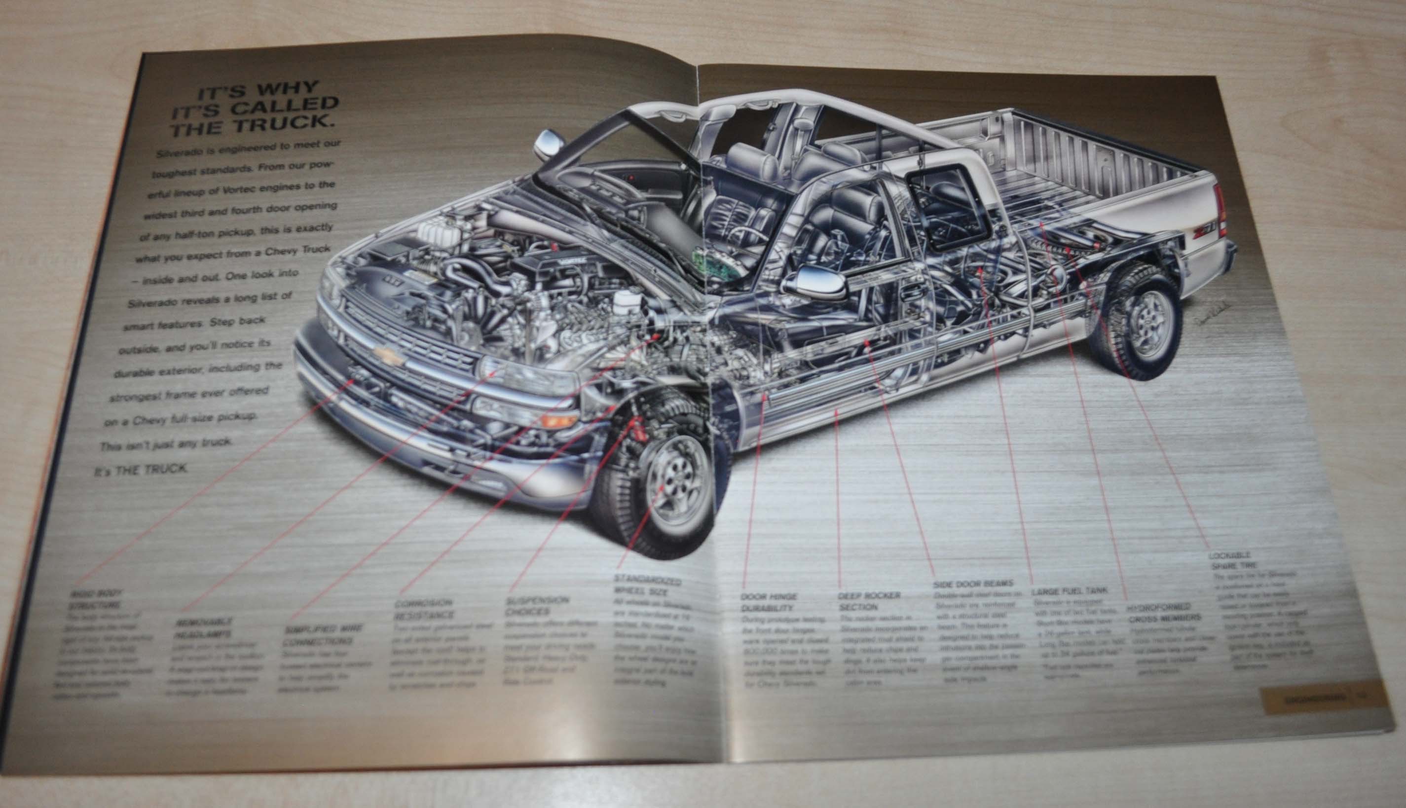 2000 Chevrolet Chevy Silverado Sales Catalog Brochure Prospekt – AUTO ...