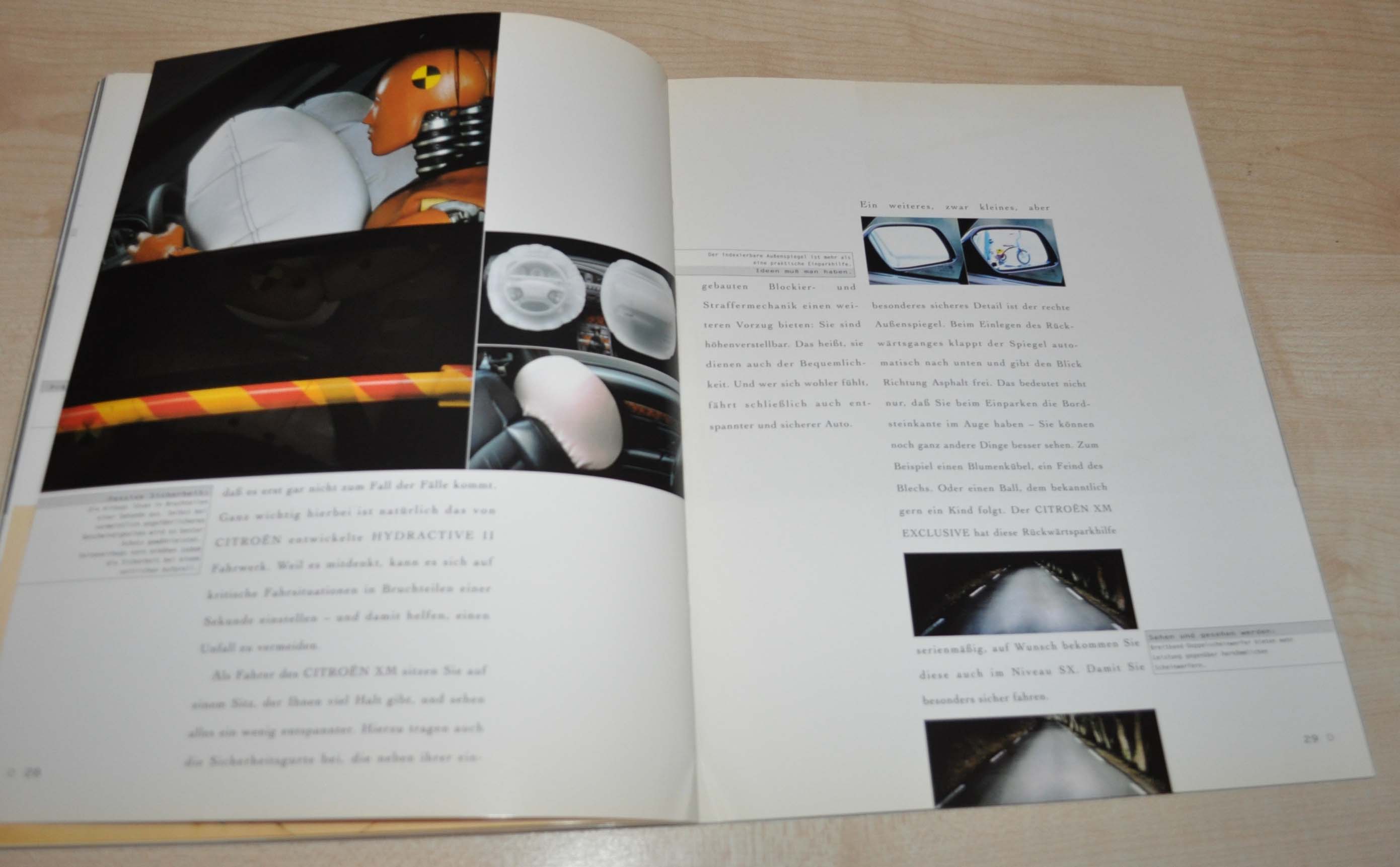 Citroen XM Brochure Prospekt Prospectus – AUTO BROCHURE