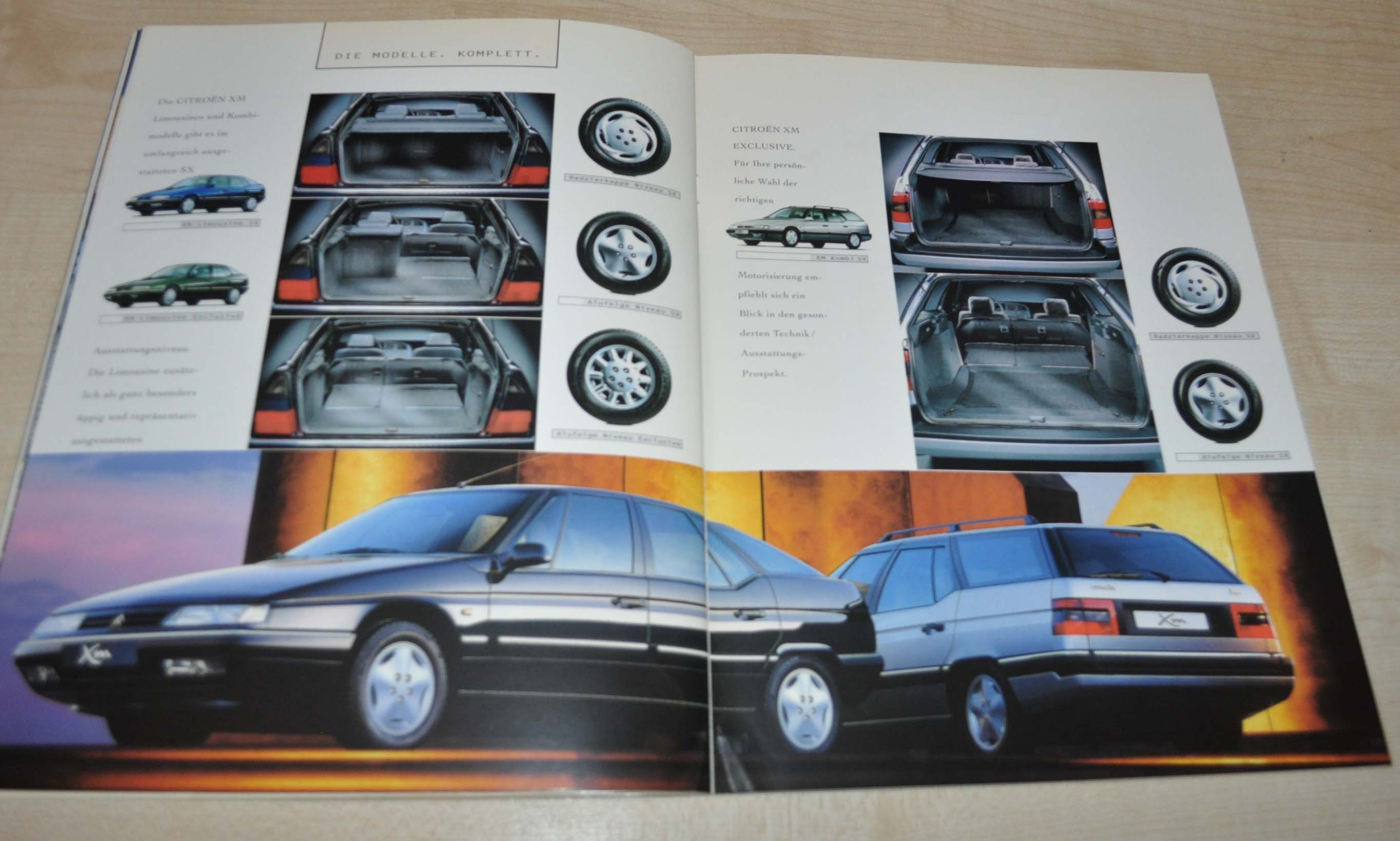 Citroen XM Brochure Prospekt Prospectus – AUTO BROCHURE