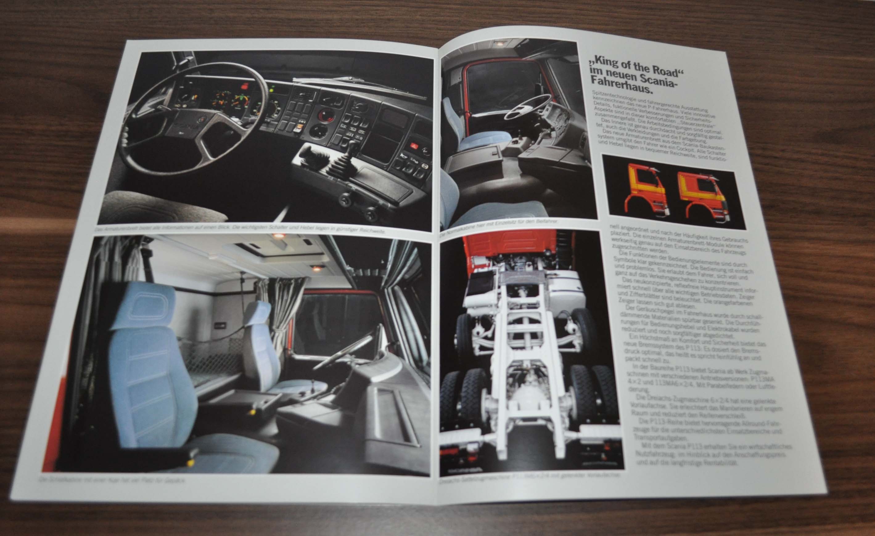 1989 Scania P143 Truck Brochure Prospekt DE – AUTO BROCHURE