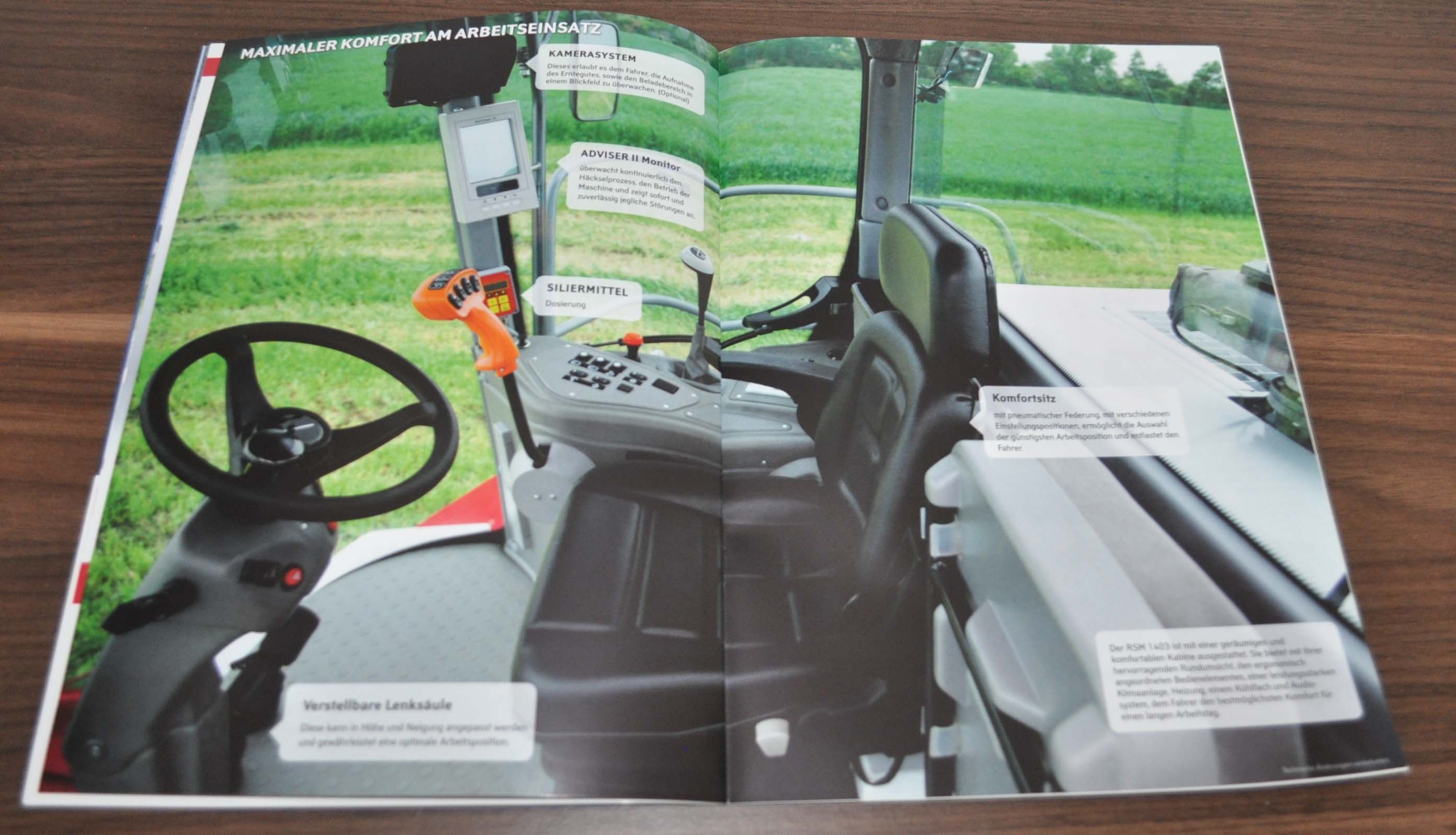 Rostselmash RSM 1403 Forage Harvester Feldhacksler Russia Brochure ...