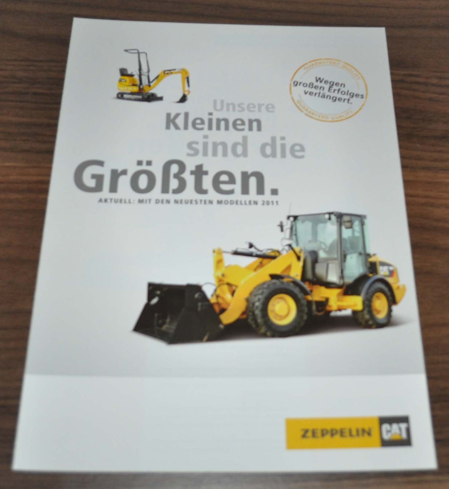 Caterpillar Zeppelin Model Range Cat Tractor Brochure Prospekt DE ...