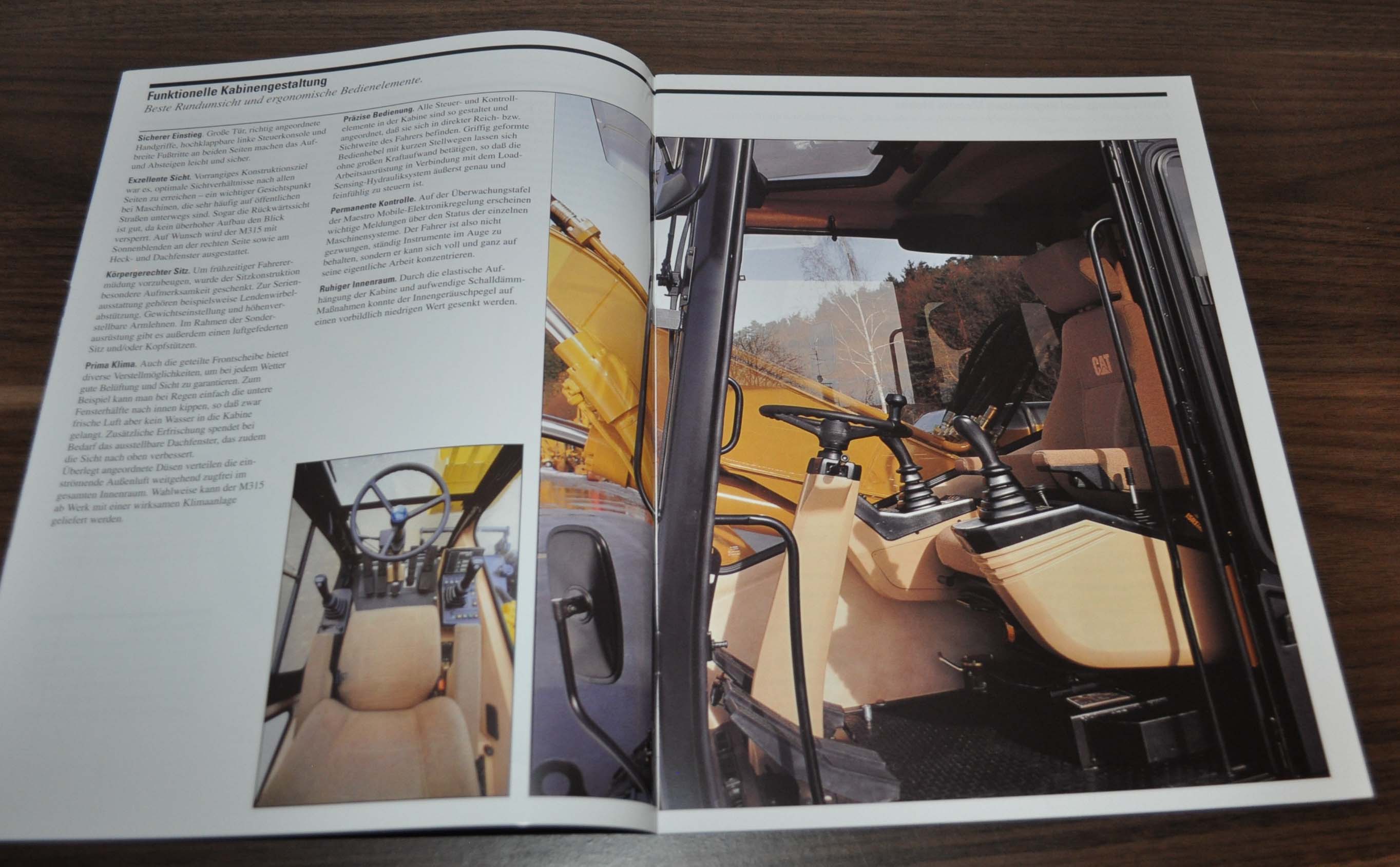 Caterpillar M315 Mobilbagger Excavator Cat Specification Brochure ...