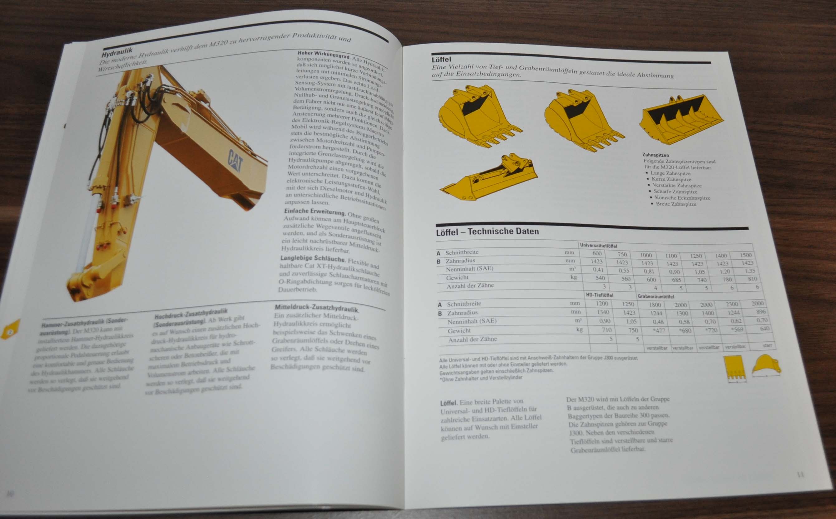 Caterpillar M320 Mobilbagger Excavator Cat Specification Brochure ...
