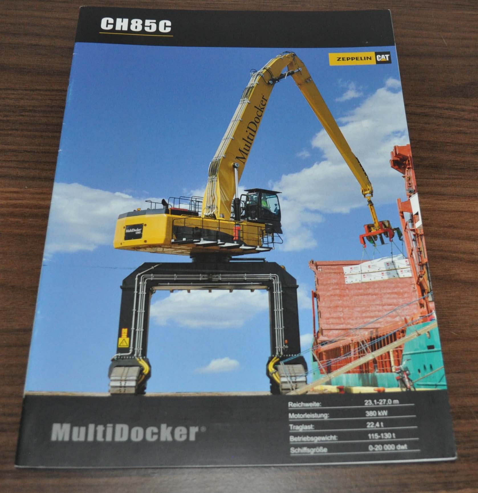 Caterpillar CH85C MultiDocker Zeppelin Cat Specification Brochure ...