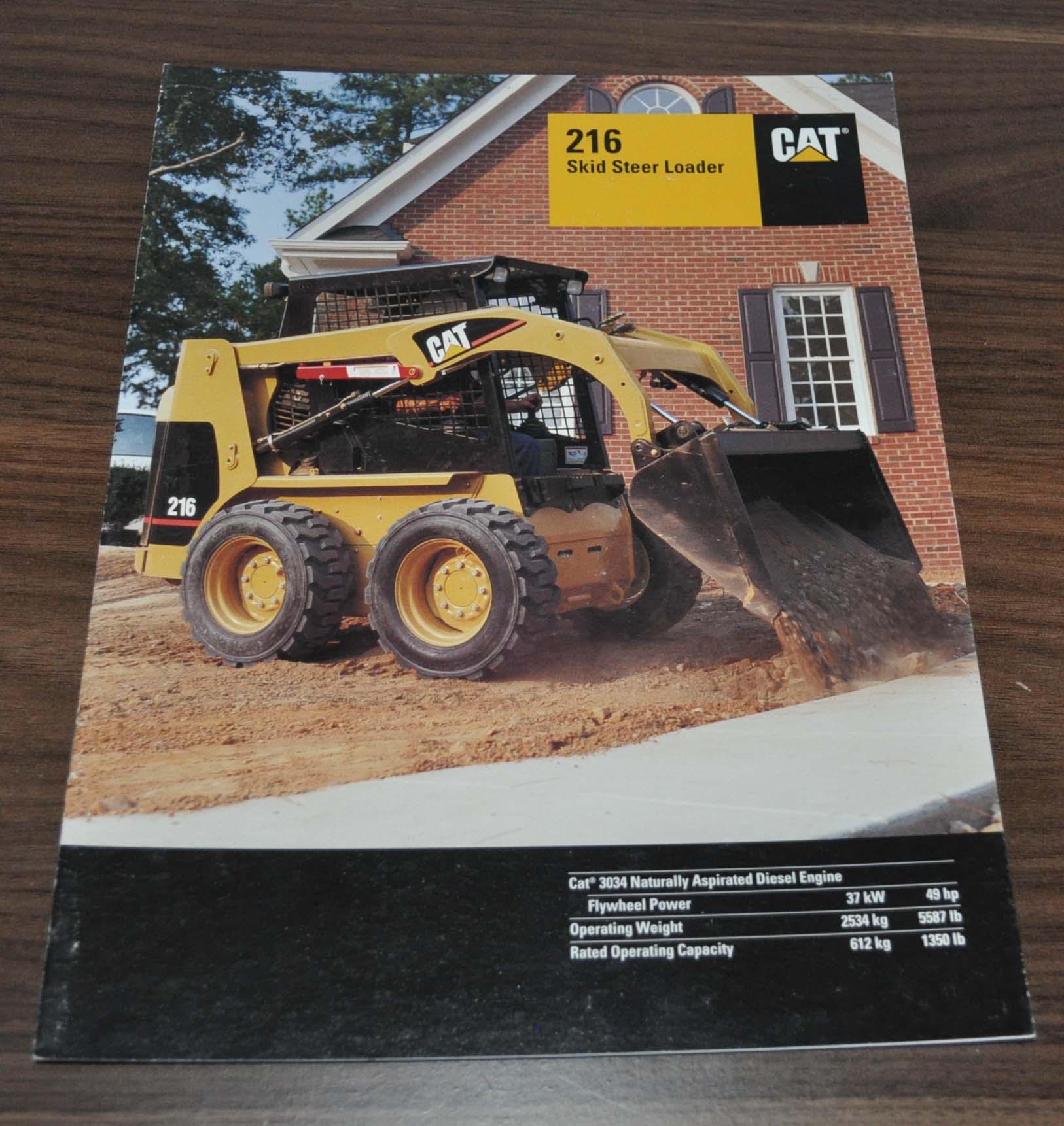 Caterpillar 216 Skid Steer Loader Specification Technical Data Brochure ...