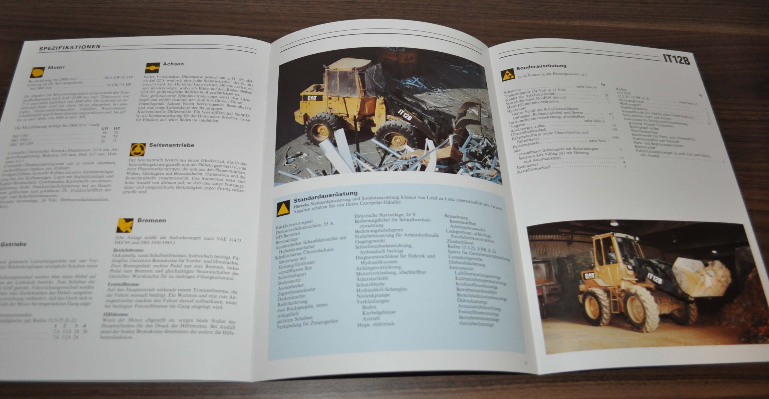Caterpillar IT12B Industrielader Integrated Toolcarrier Cat Brochure ...