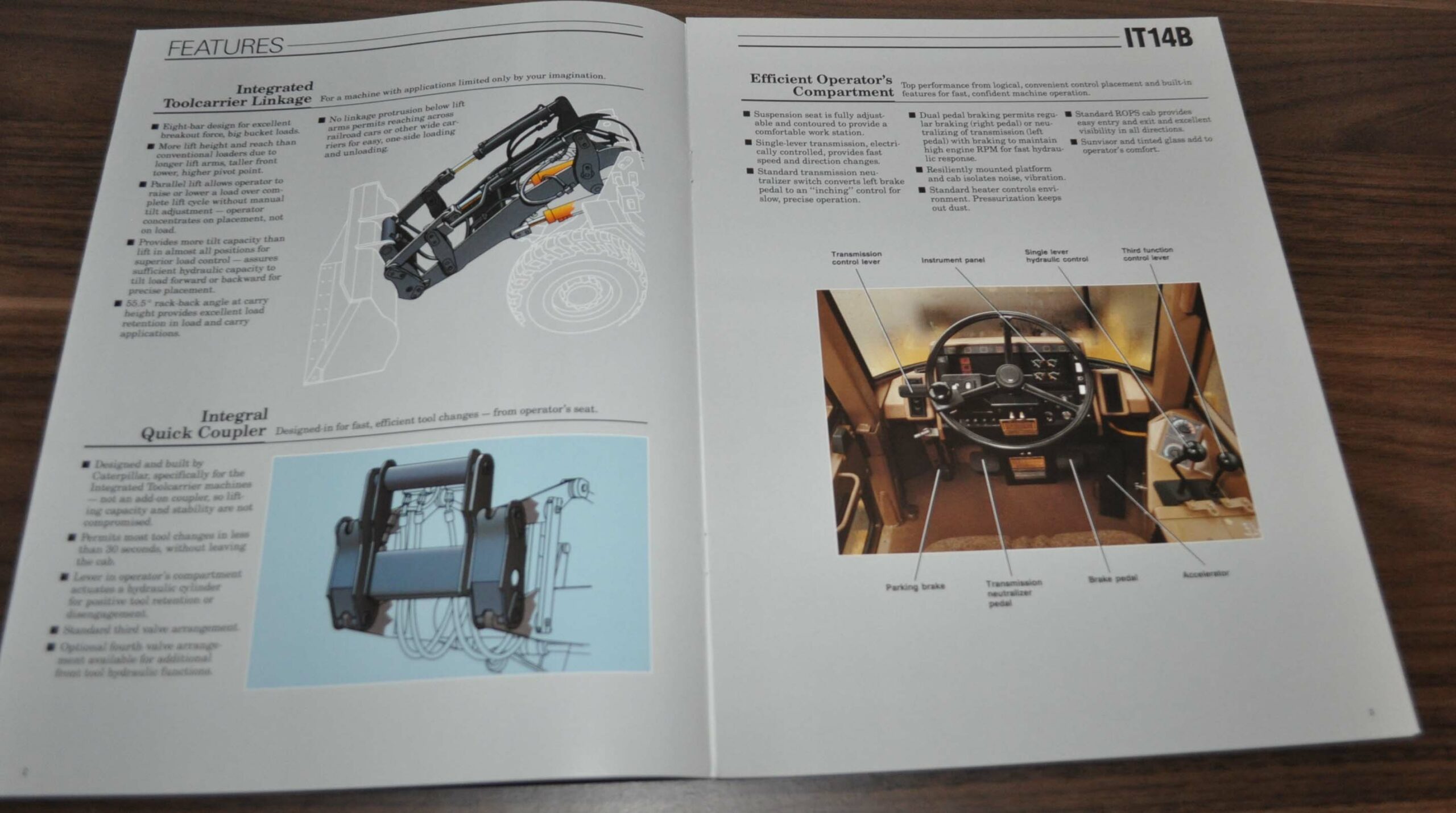 Caterpillar IT14B Integrated Toolcarrier Specification Cat Brochure ...