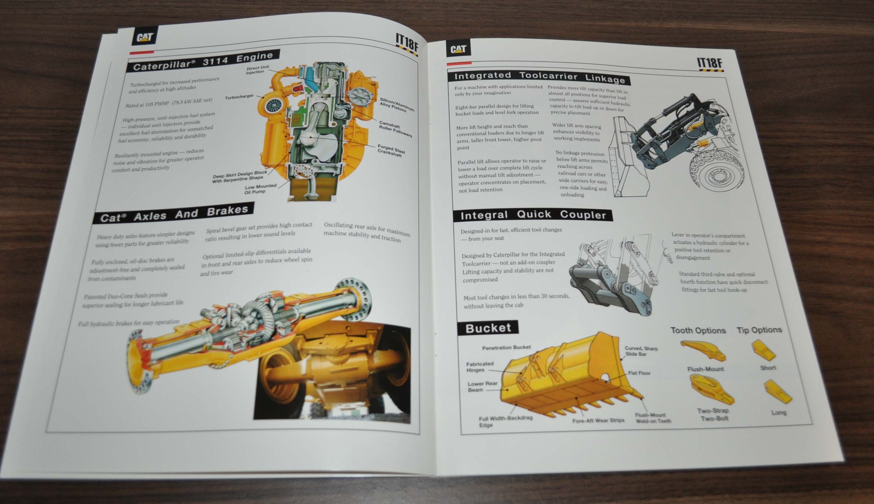 Caterpillar IT18F Integrated Toolcarrier Specification Cat Brochure ...
