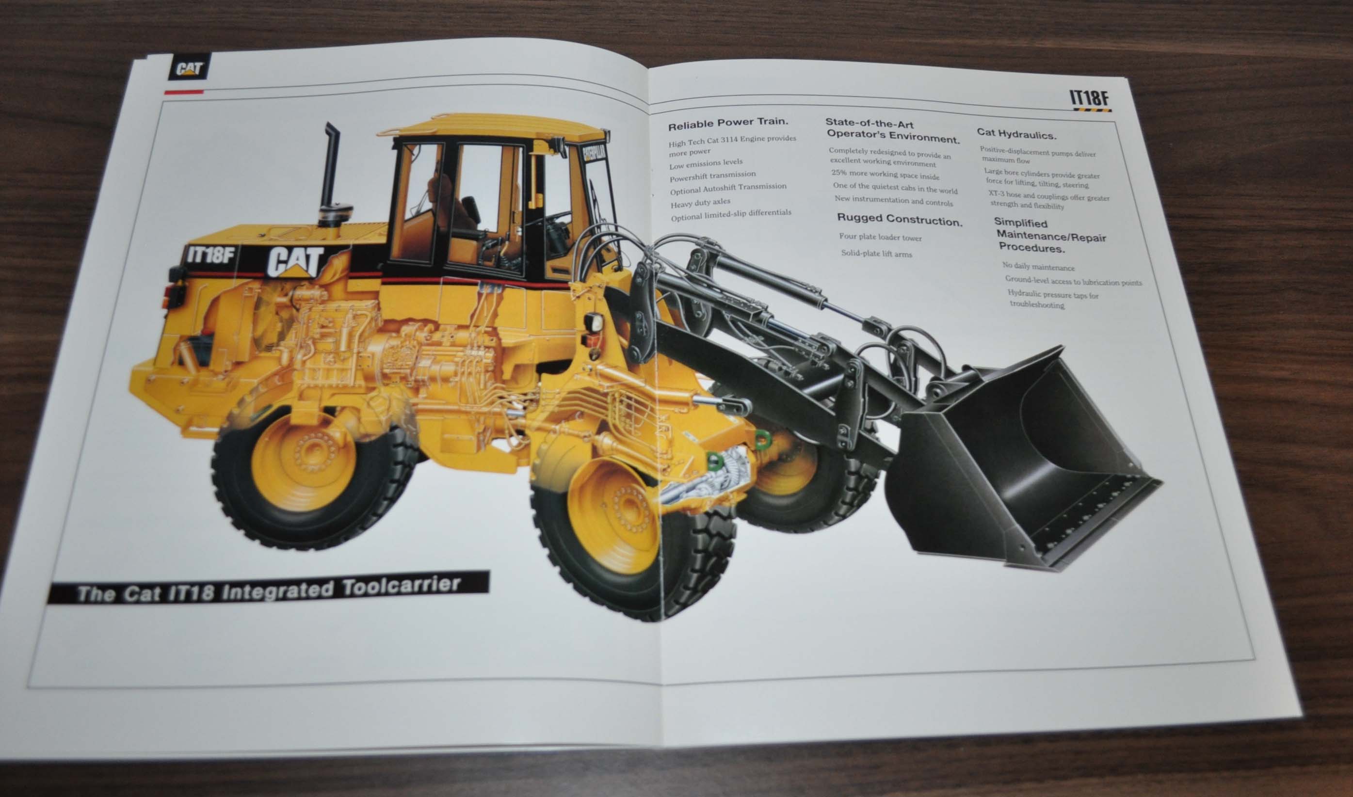 Caterpillar IT18F Integrated Toolcarrier Specification Cat Brochure ...