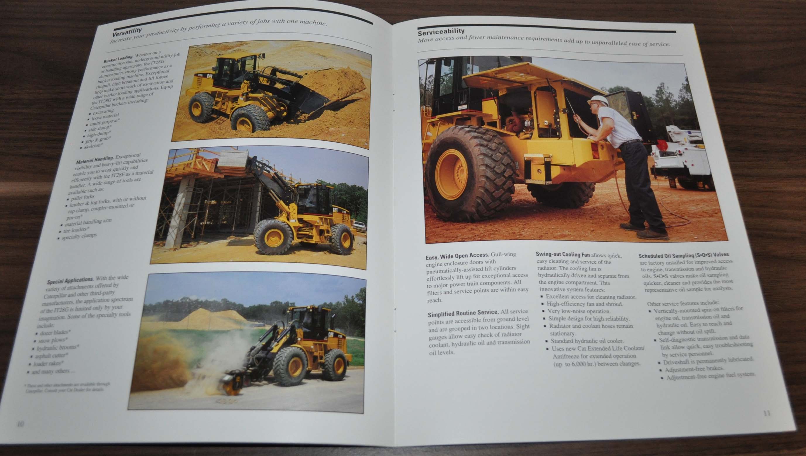 Caterpillar IT28G Integrated Toolcarrier Specification Cat Brochure ...