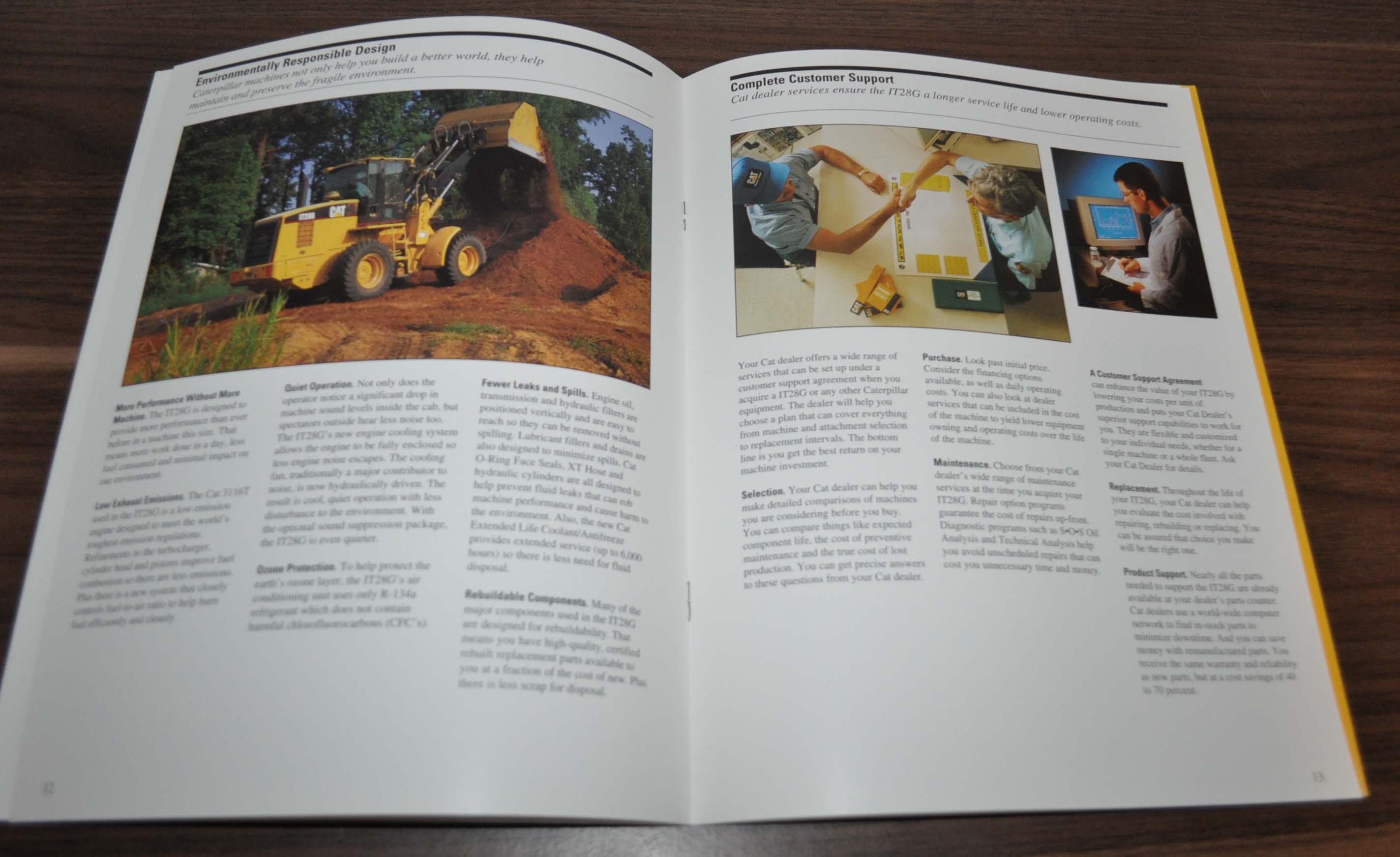 Caterpillar IT28G Integrated Toolcarrier Specification Cat Brochure ...