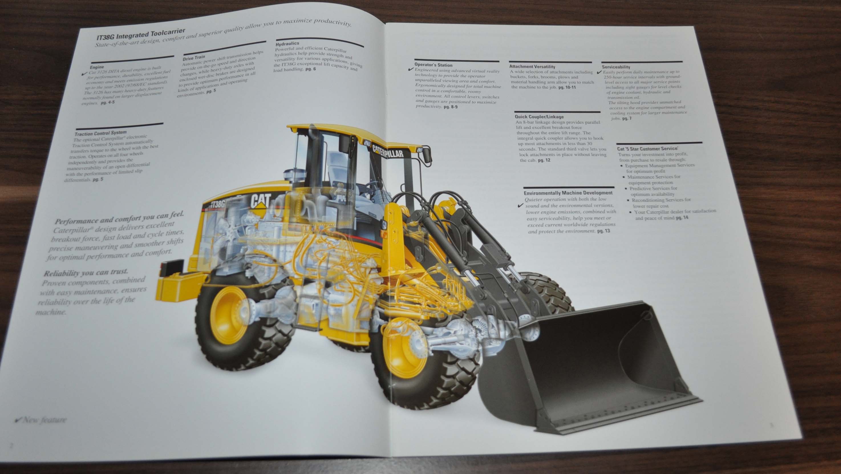Caterpillar IT38G Integrated Toolcarrier Specification Cat Brochure ...