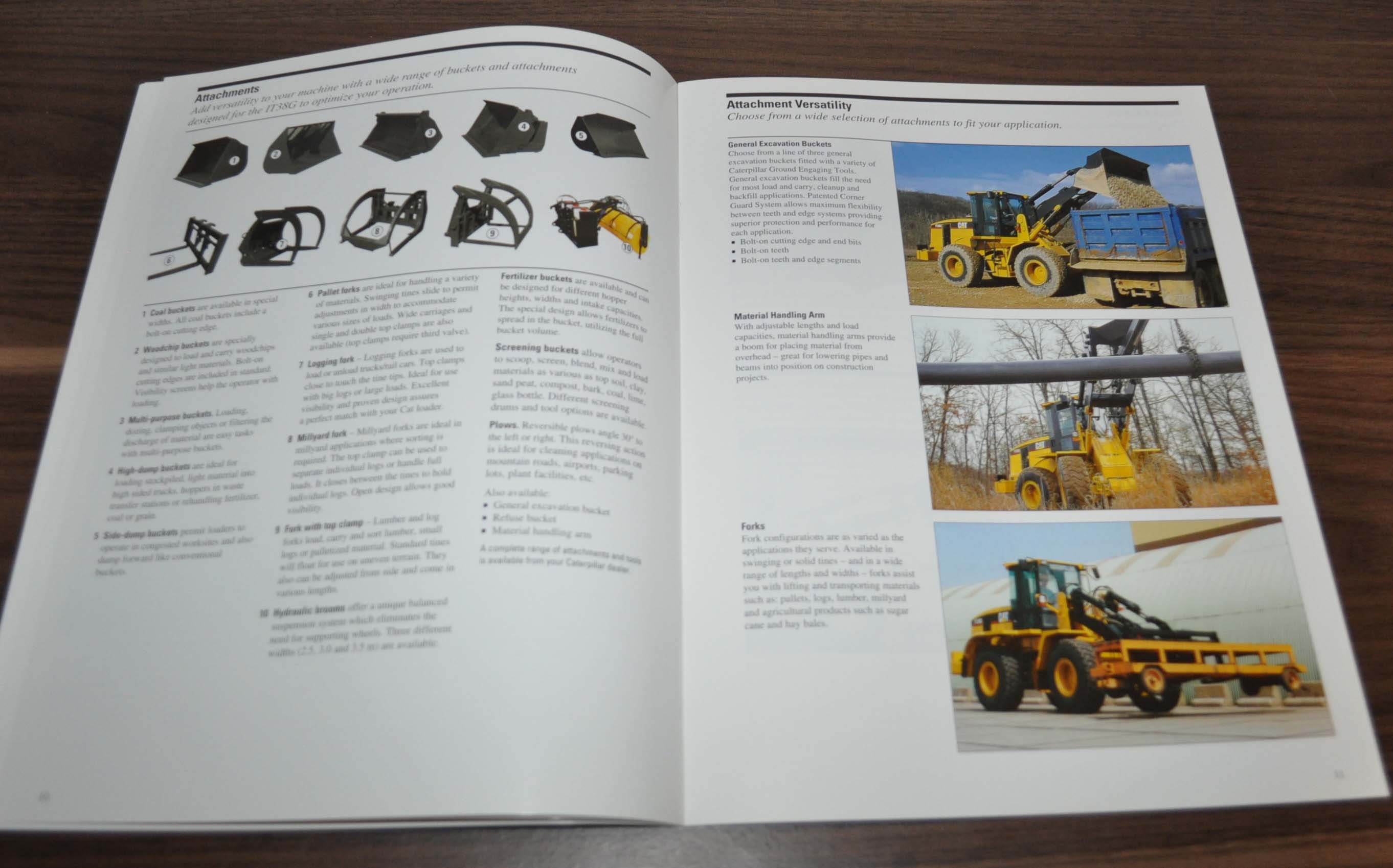 Caterpillar IT38G Integrated Toolcarrier Specification Cat Brochure ...