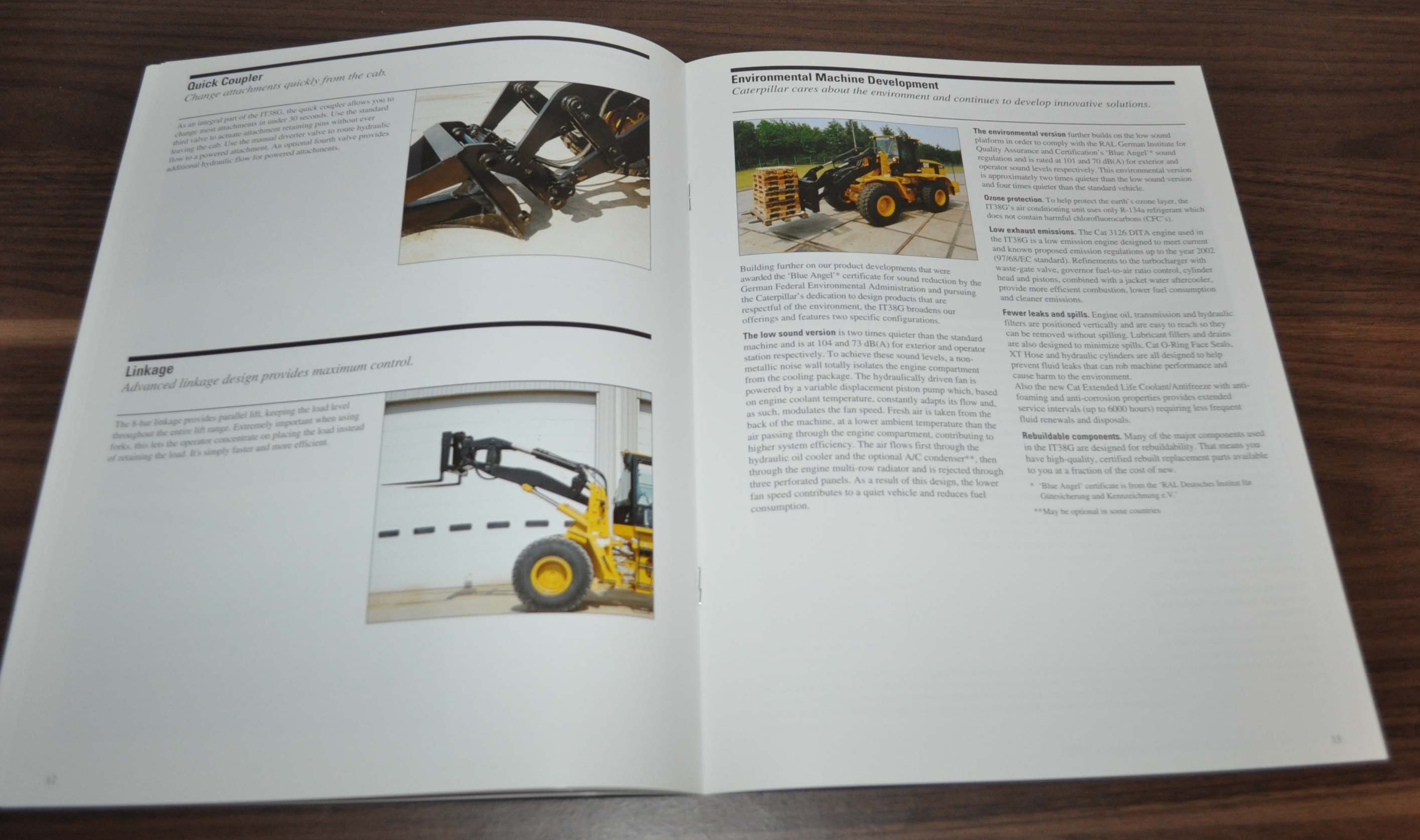 Caterpillar IT38G Integrated Toolcarrier Specification Cat Brochure ...