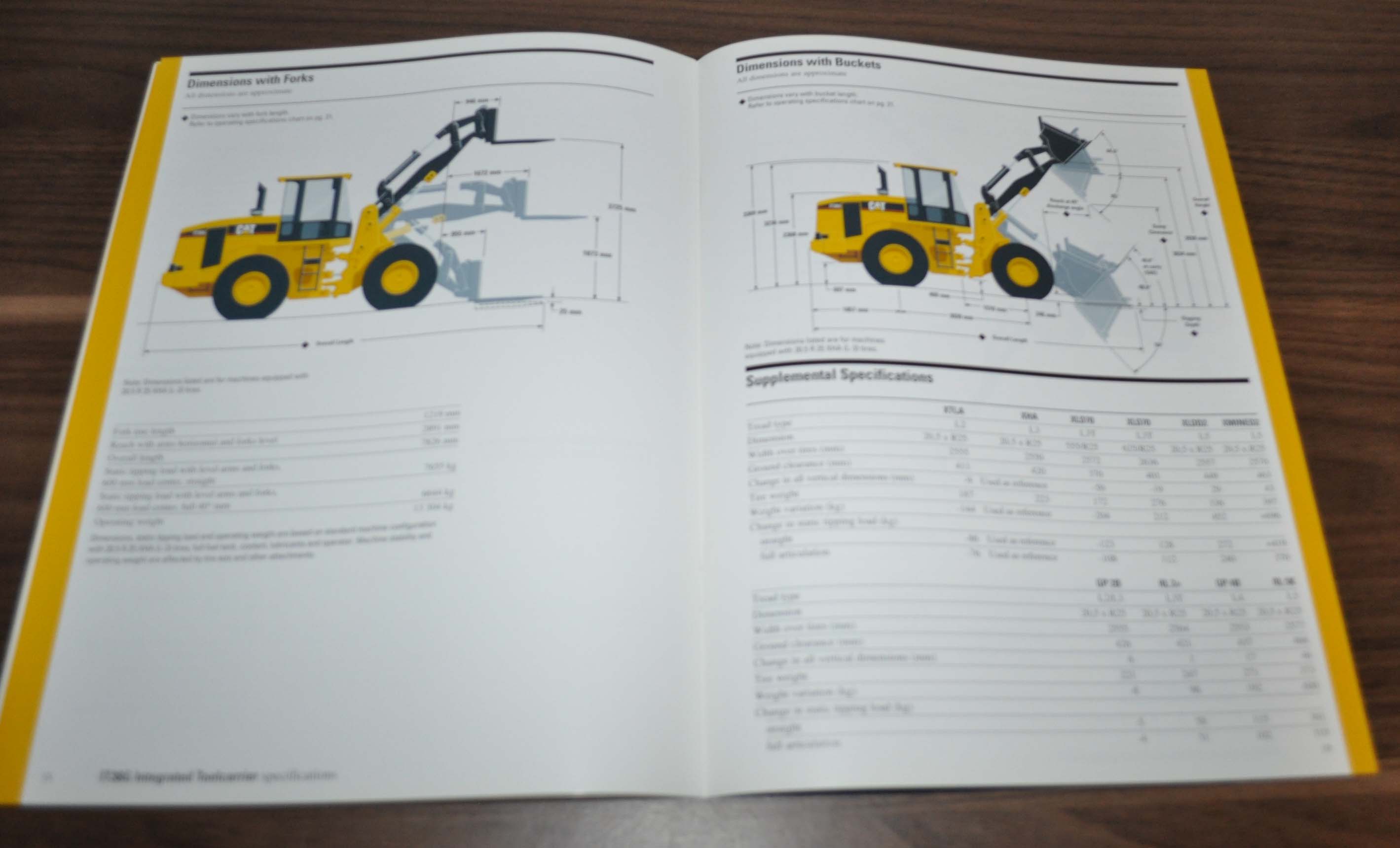 Caterpillar IT38G Integrated Toolcarrier Specification Cat Brochure ...