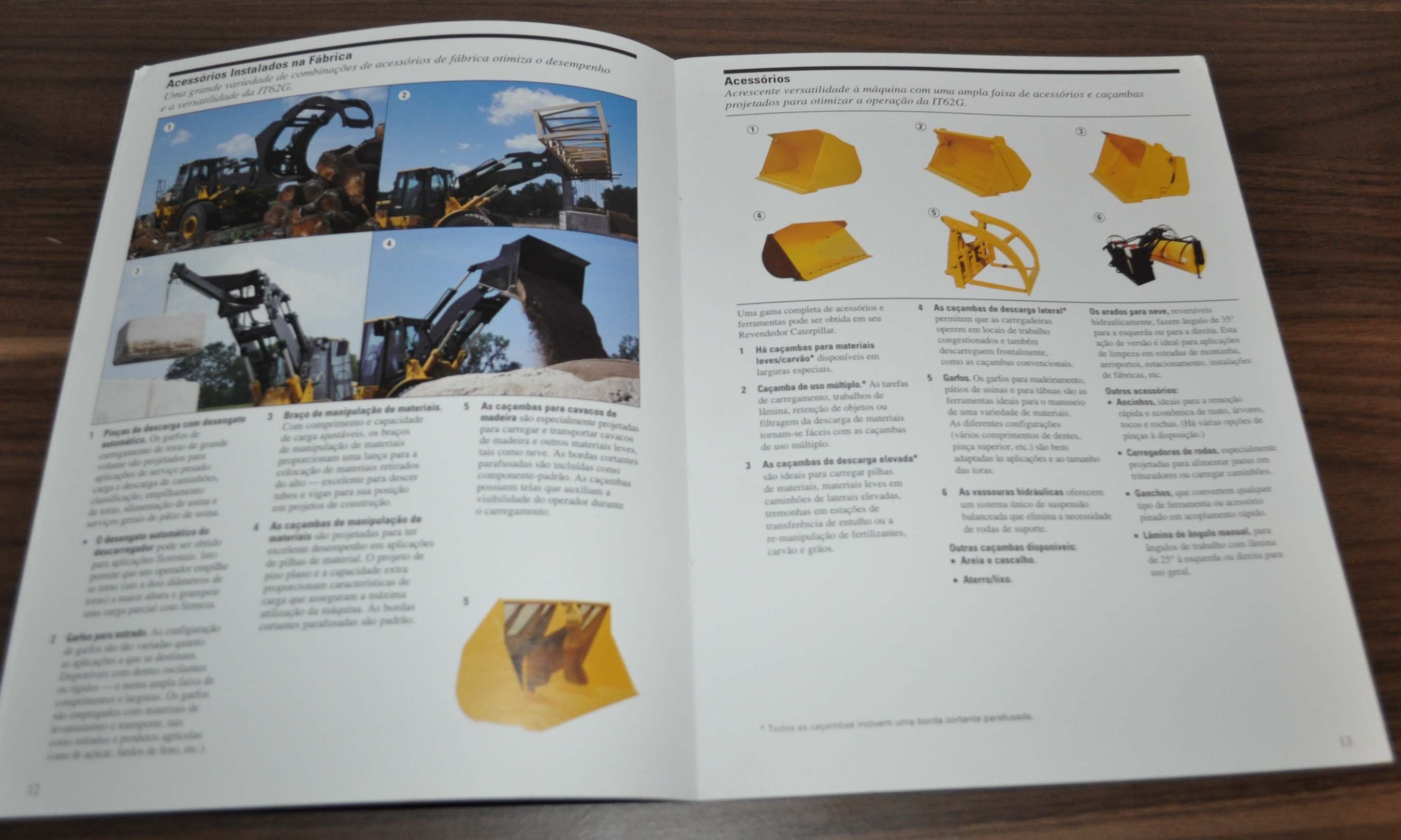 Caterpillar IT62G Carregadeira Para Aplicacoes Multiplas Wheel Loader ...