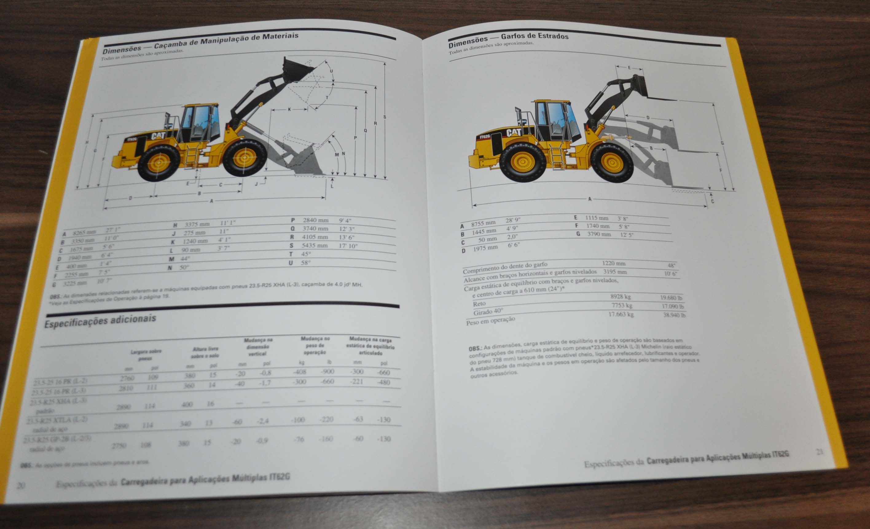 Caterpillar IT62G Carregadeira Para Aplicacoes Multiplas Wheel Loader ...