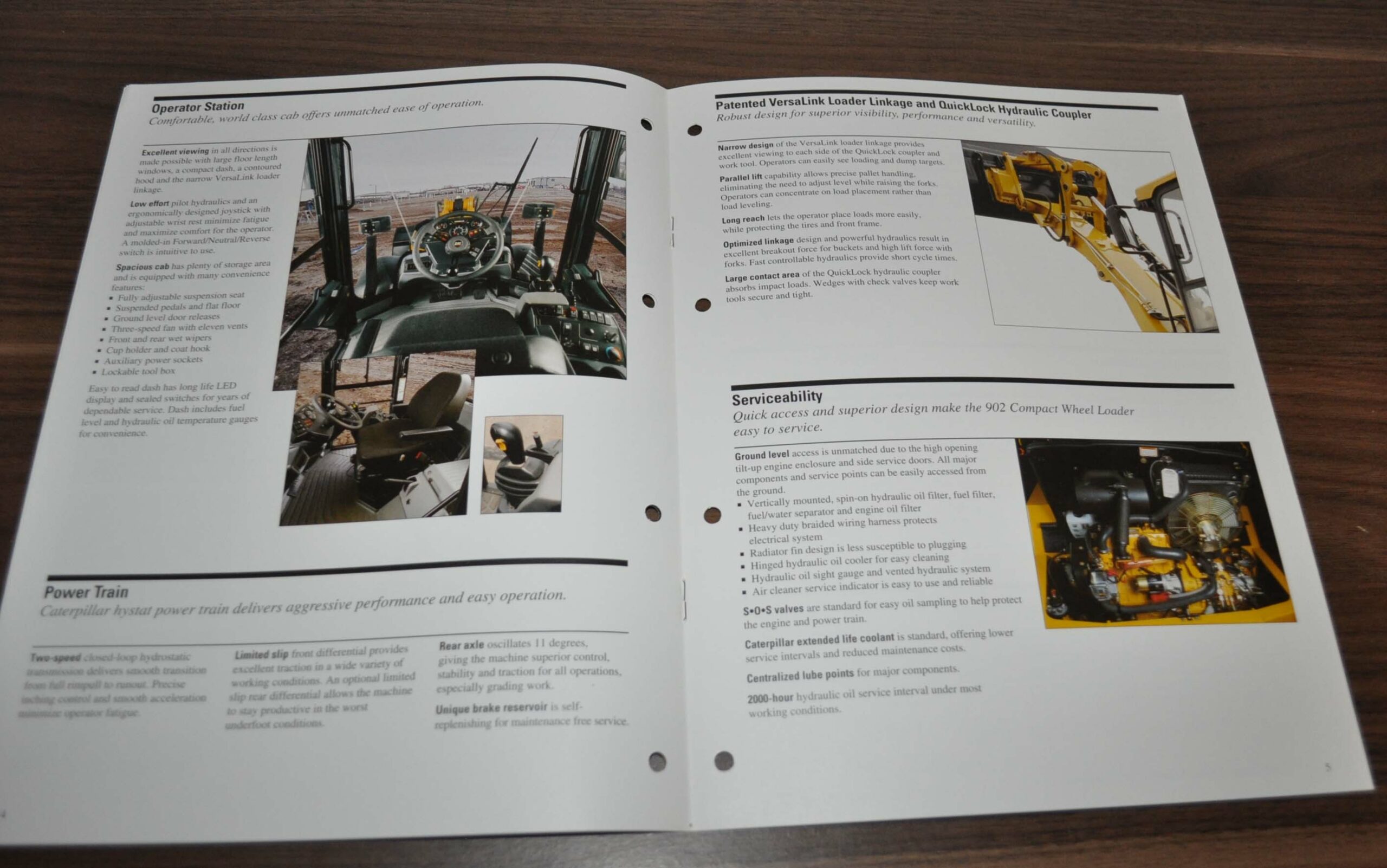 Caterpillar 902 Wheel Loader Specification Technical Data Cat Brochure ...