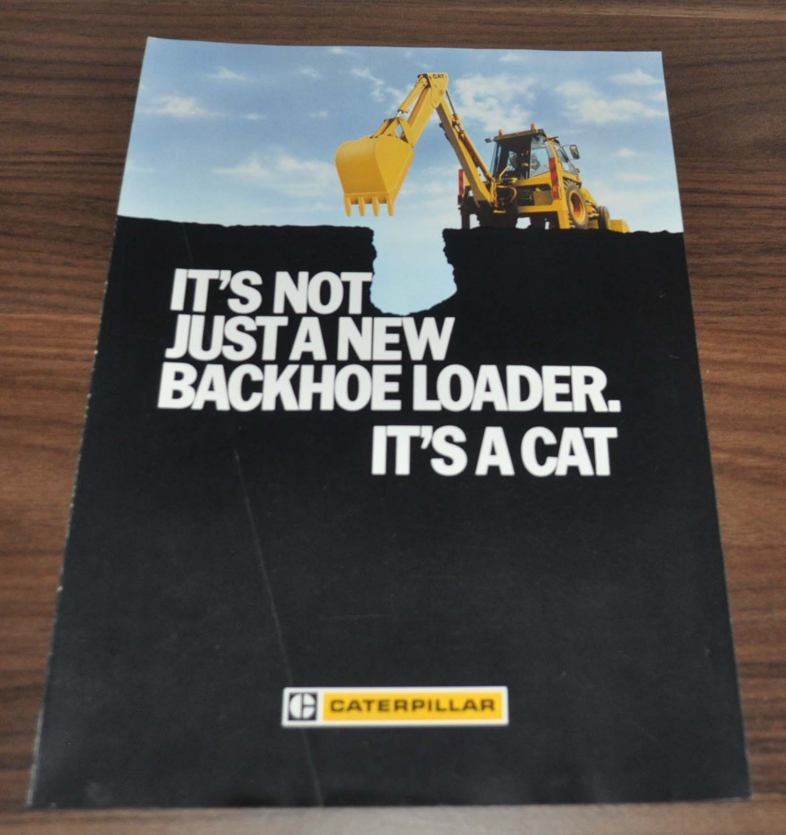 Caterpillar Backhoe Loader Cat Specification Technical Brochure ...
