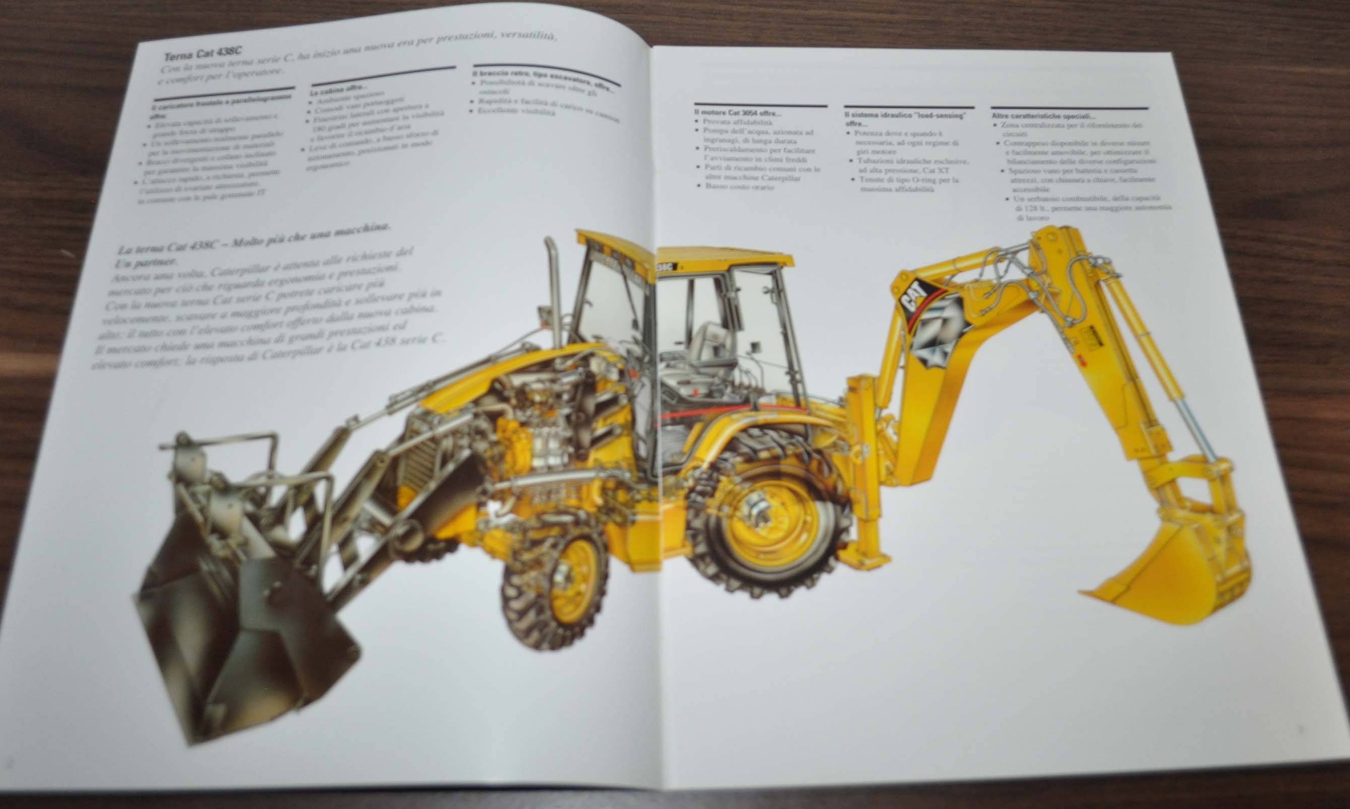 Caterpillar 438C Terna Backhoe Loader Specification Cat Brochure ...