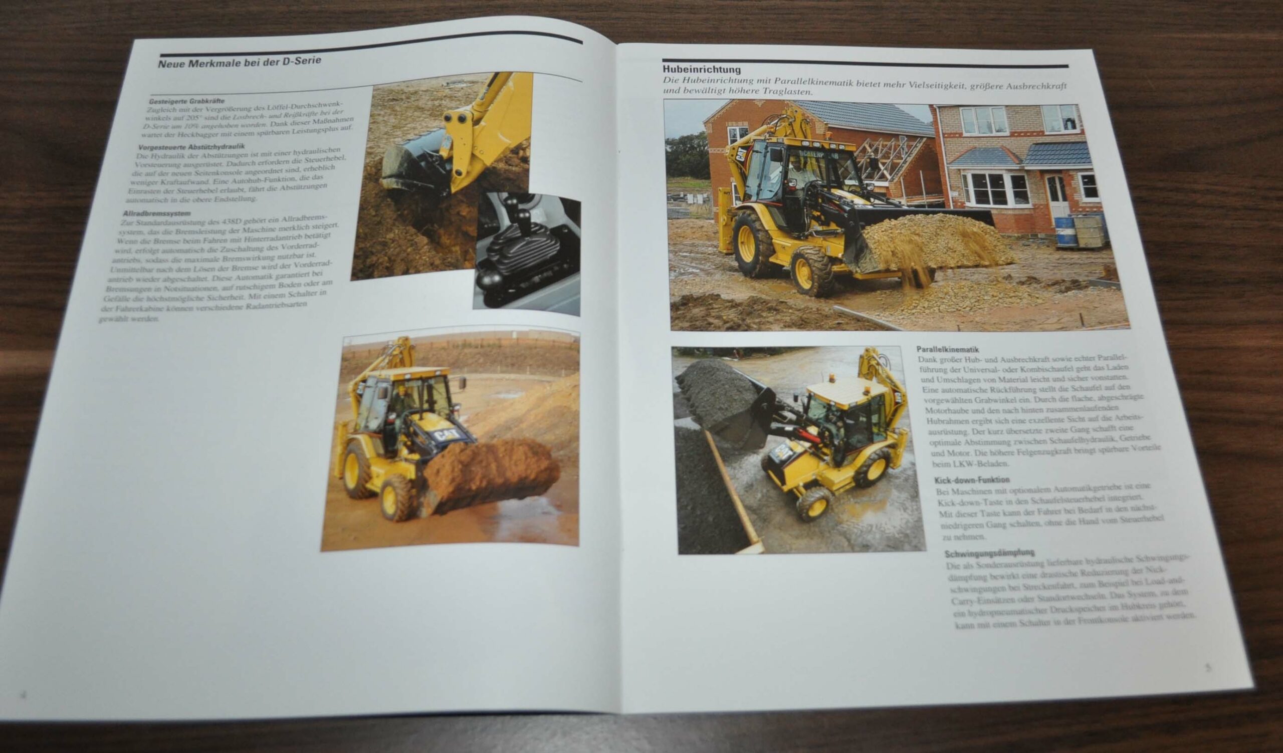 Caterpillar 438D Baggerlader Backhoe Loader Cat Specification Brochure ...