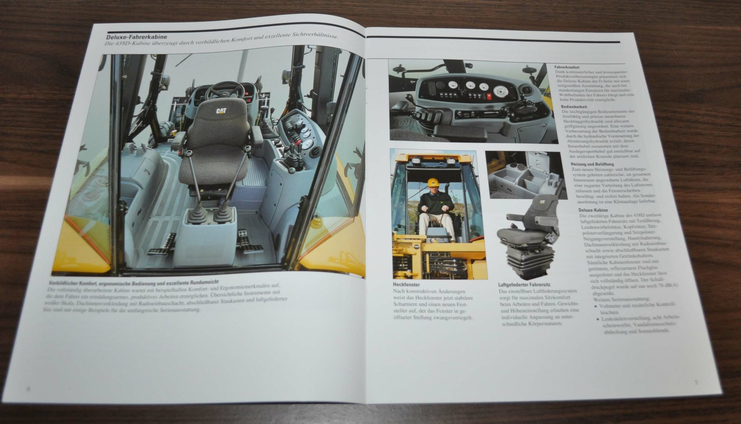 Caterpillar 438D Baggerlader Backhoe Loader Cat Specification Brochure ...