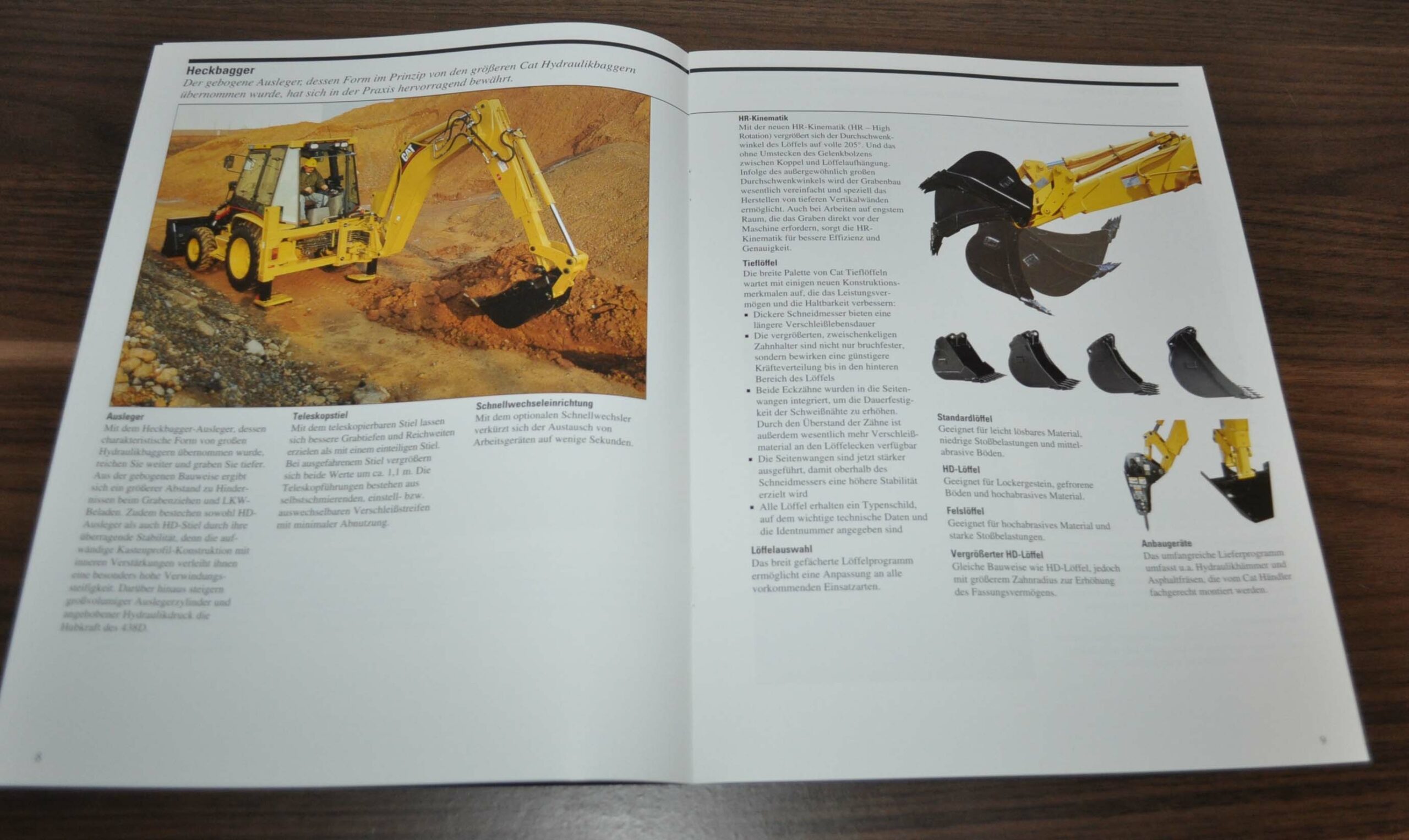 Caterpillar 438D Baggerlader Backhoe Loader Cat Specification Brochure ...