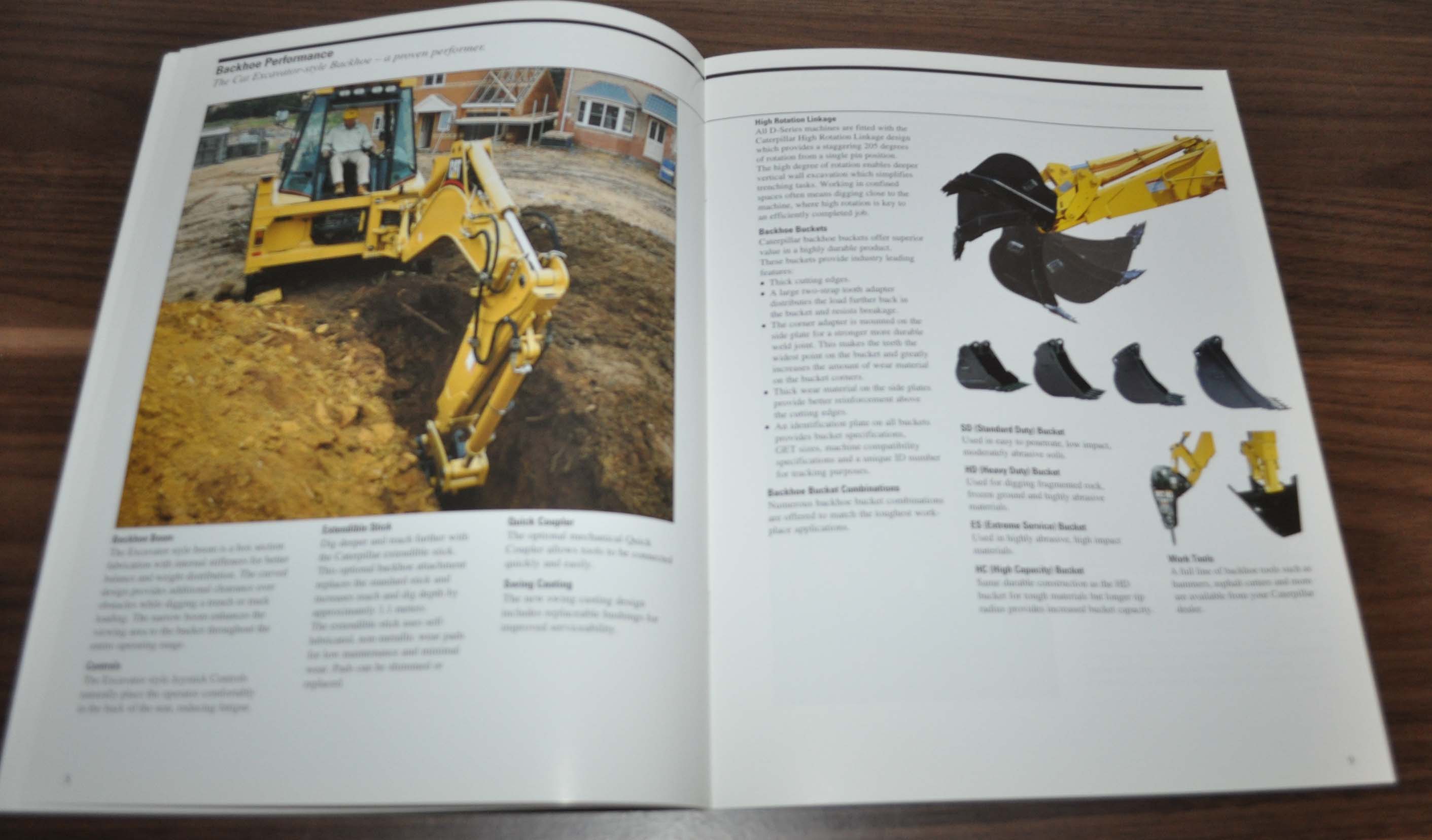 Caterpillar 442D Backhoe Loader Specification Technical Data Brochure ...