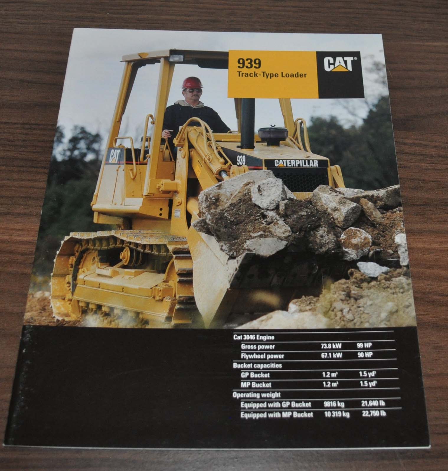 Caterpillar 939 Track-Type Loader Specification Technical Brochure ...