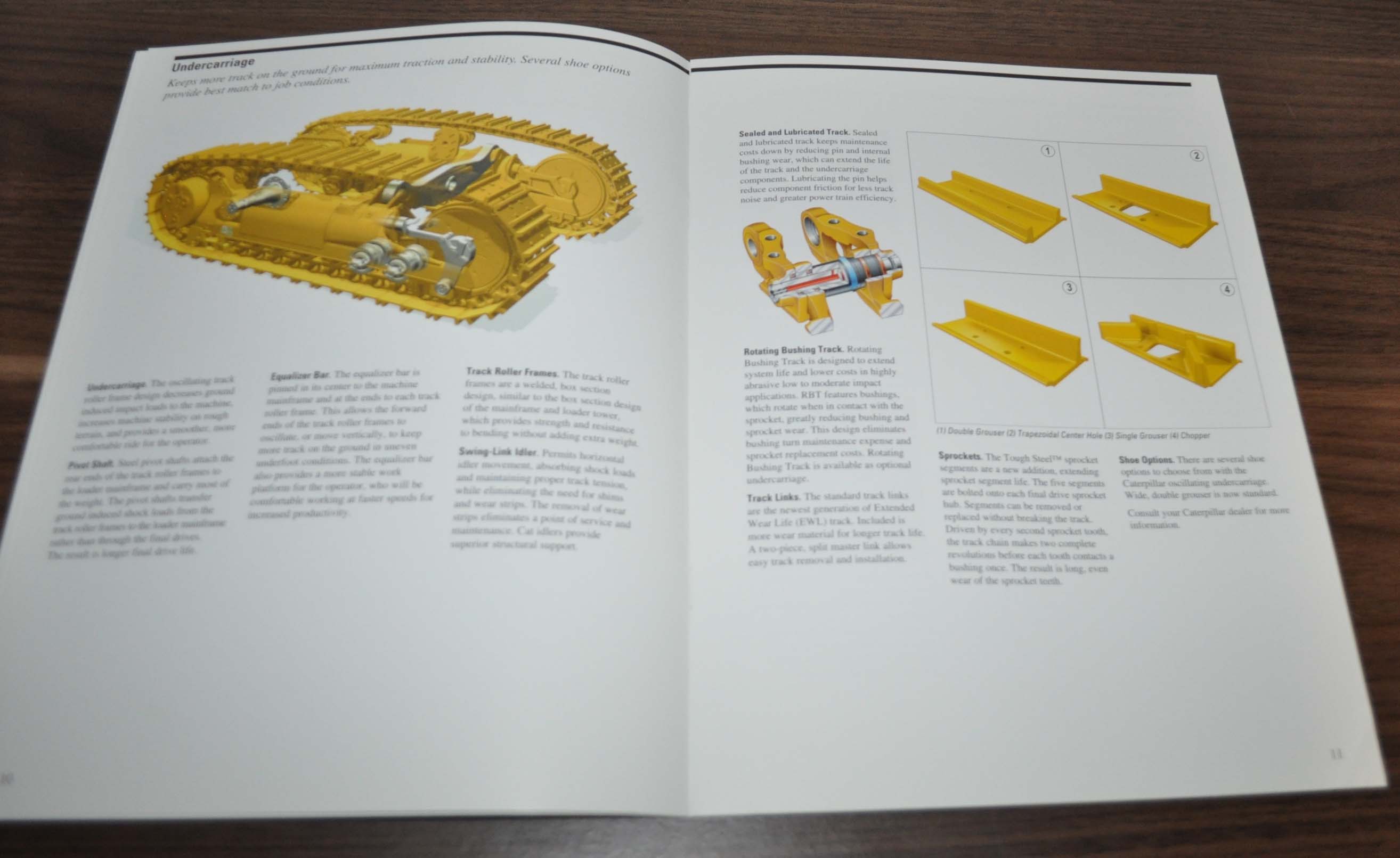 Caterpillar 973C Track Loader Specification Technical Date Brochure ...