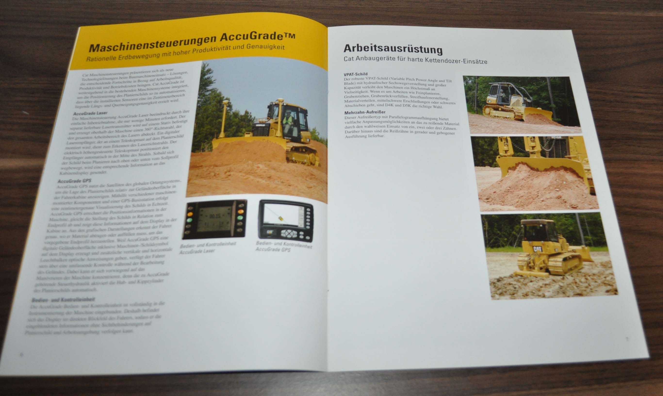 Caterpillar D4K D5K Kettendozer Tractor Specification Cat Brochure ...