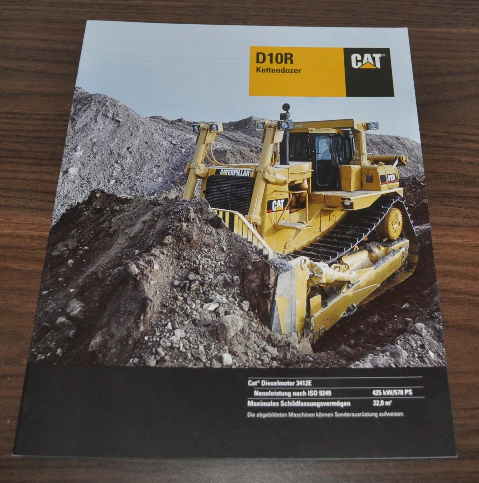 Caterpillar D10R Kettendozer Tractor Specification Technical Brochure ...