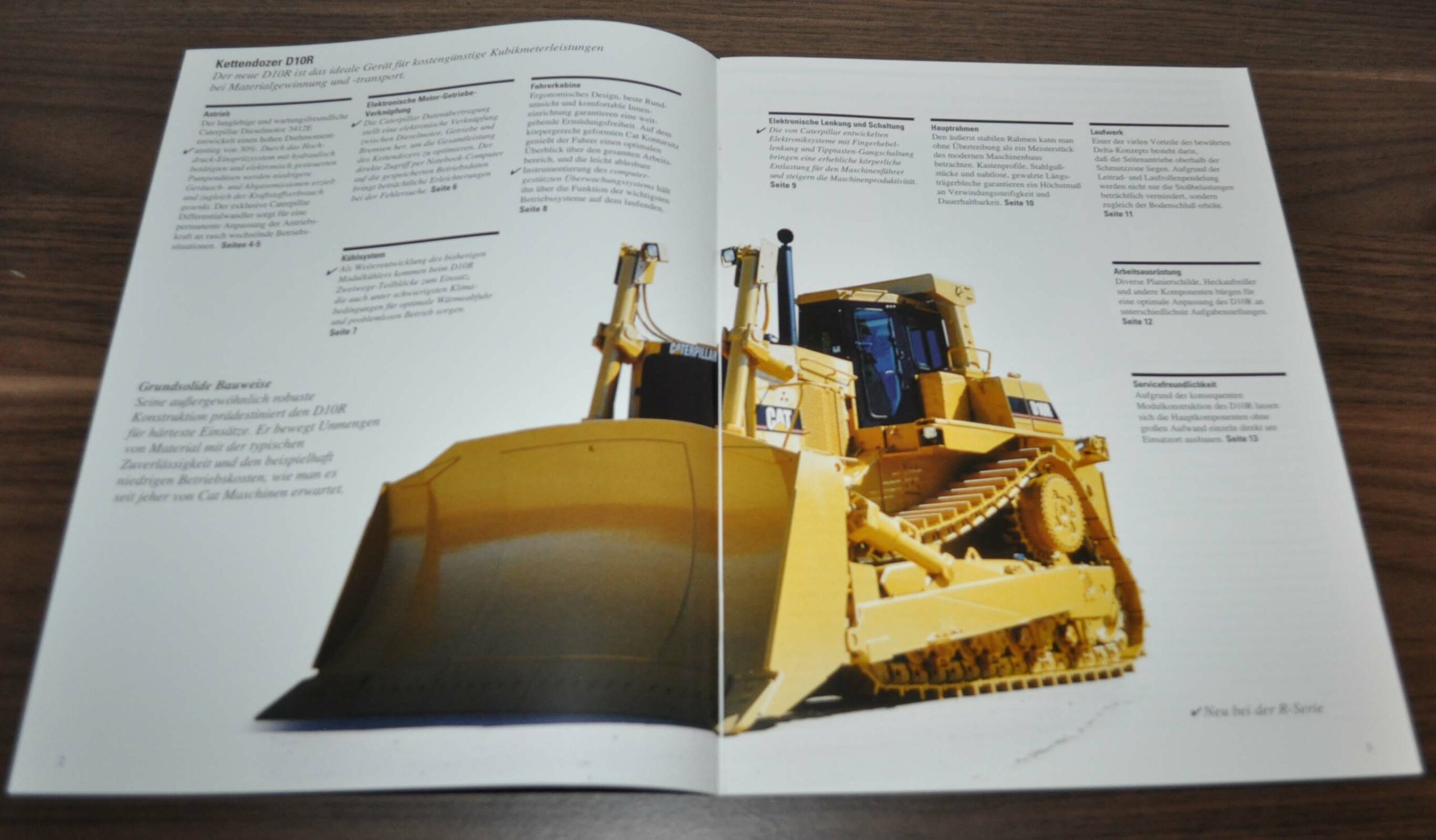 Caterpillar D10R Kettendozer Tractor Specification Technical Brochure ...
