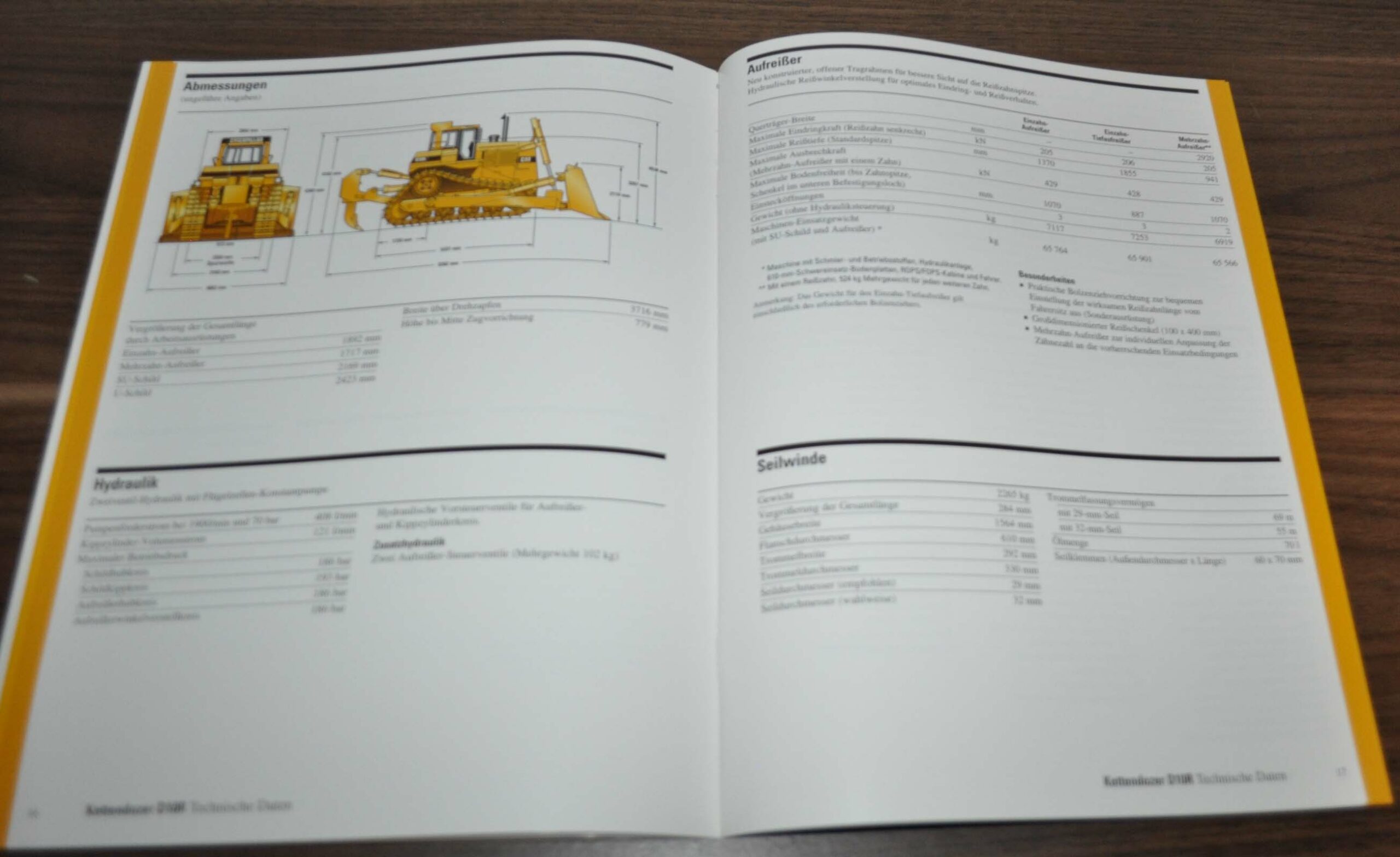 Caterpillar D10R Kettendozer Tractor Specification Technical Brochure ...