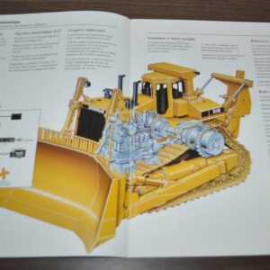 Caterpillar D11N Dozer Tracteur Specification Technical Brochure Prospekt France – AUTO BROCHURE