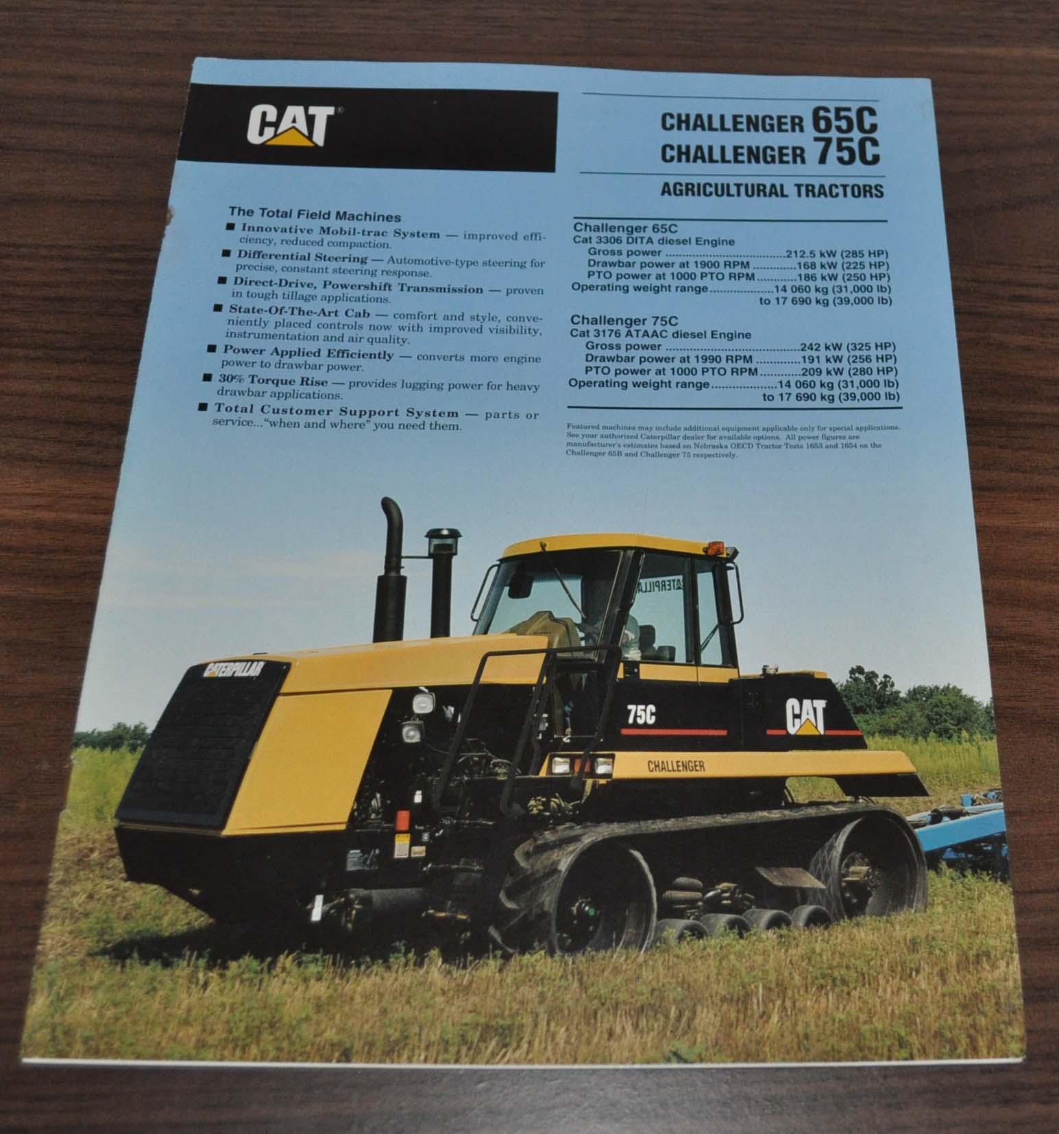 Caterpillar Challenger 65C 45C Tractor Agricultural Technical Brochure ...