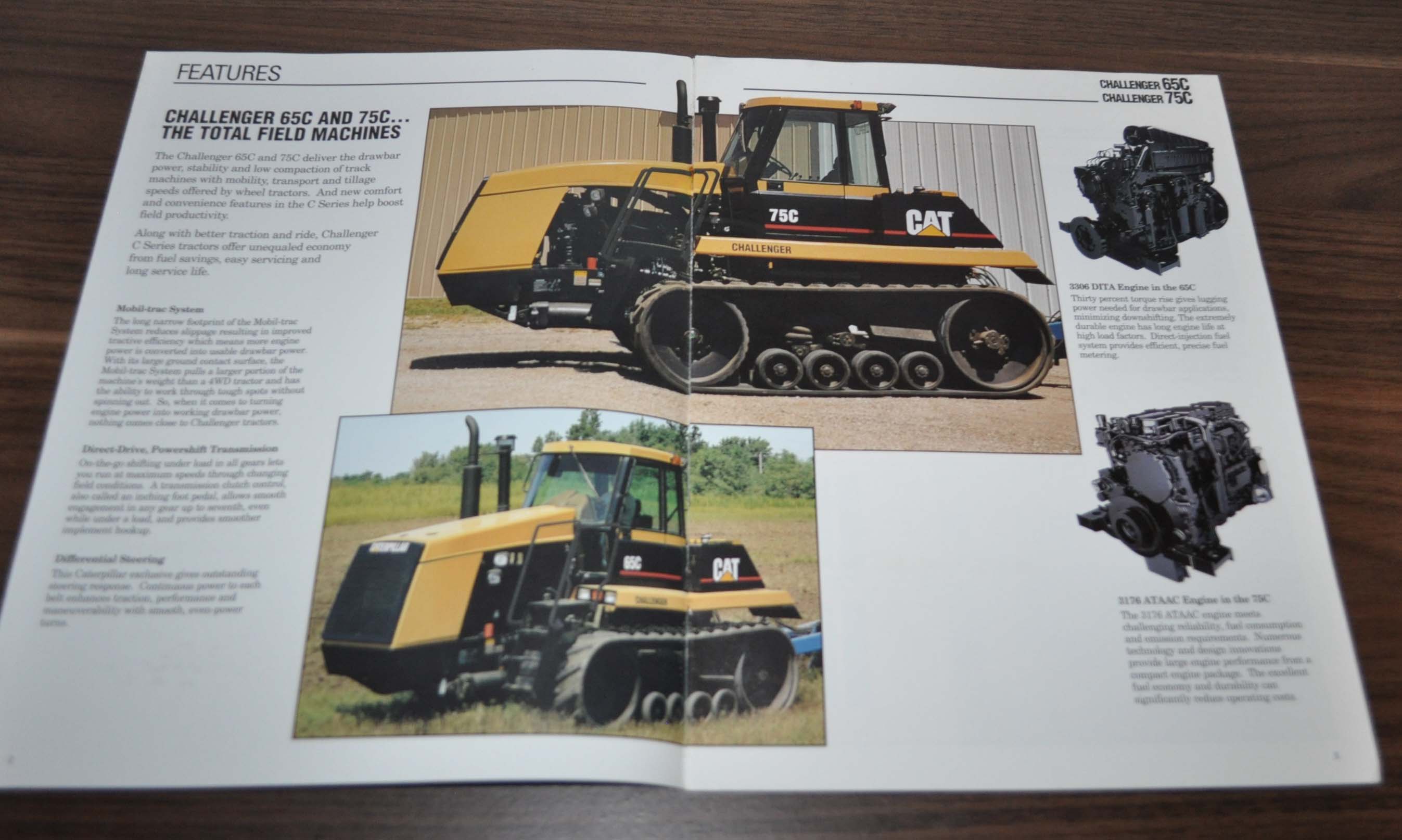 Caterpillar Challenger 65C 45C Tractor Agricultural Technical Brochure ...