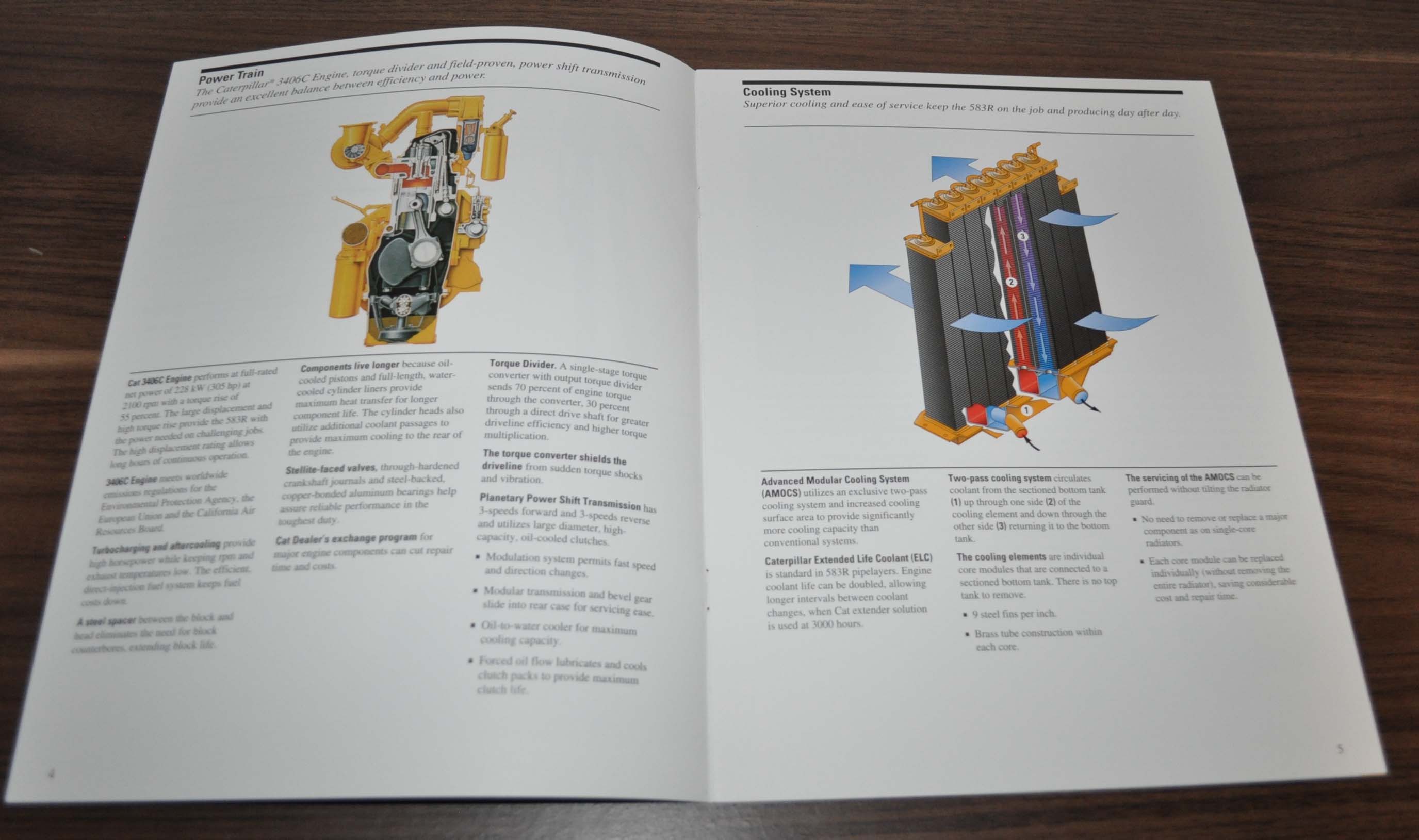 Caterpillar 583R Pipelayer Tractor Specification Technical Cat Brochure ...