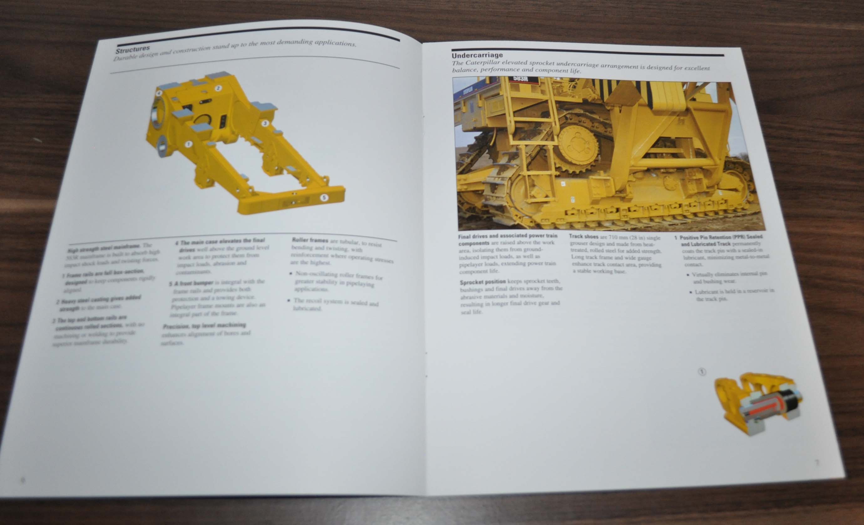 Caterpillar 583R Pipelayer Tractor Specification Technical Cat Brochure ...
