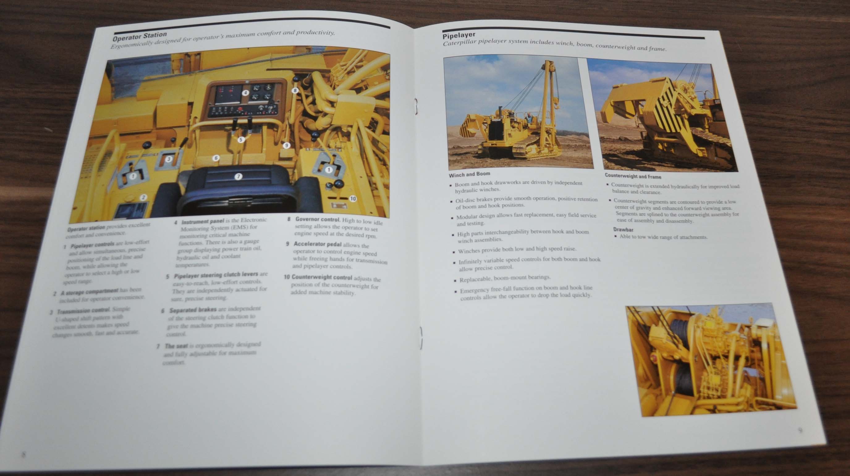 Caterpillar 583R Pipelayer Tractor Specification Technical Cat Brochure ...